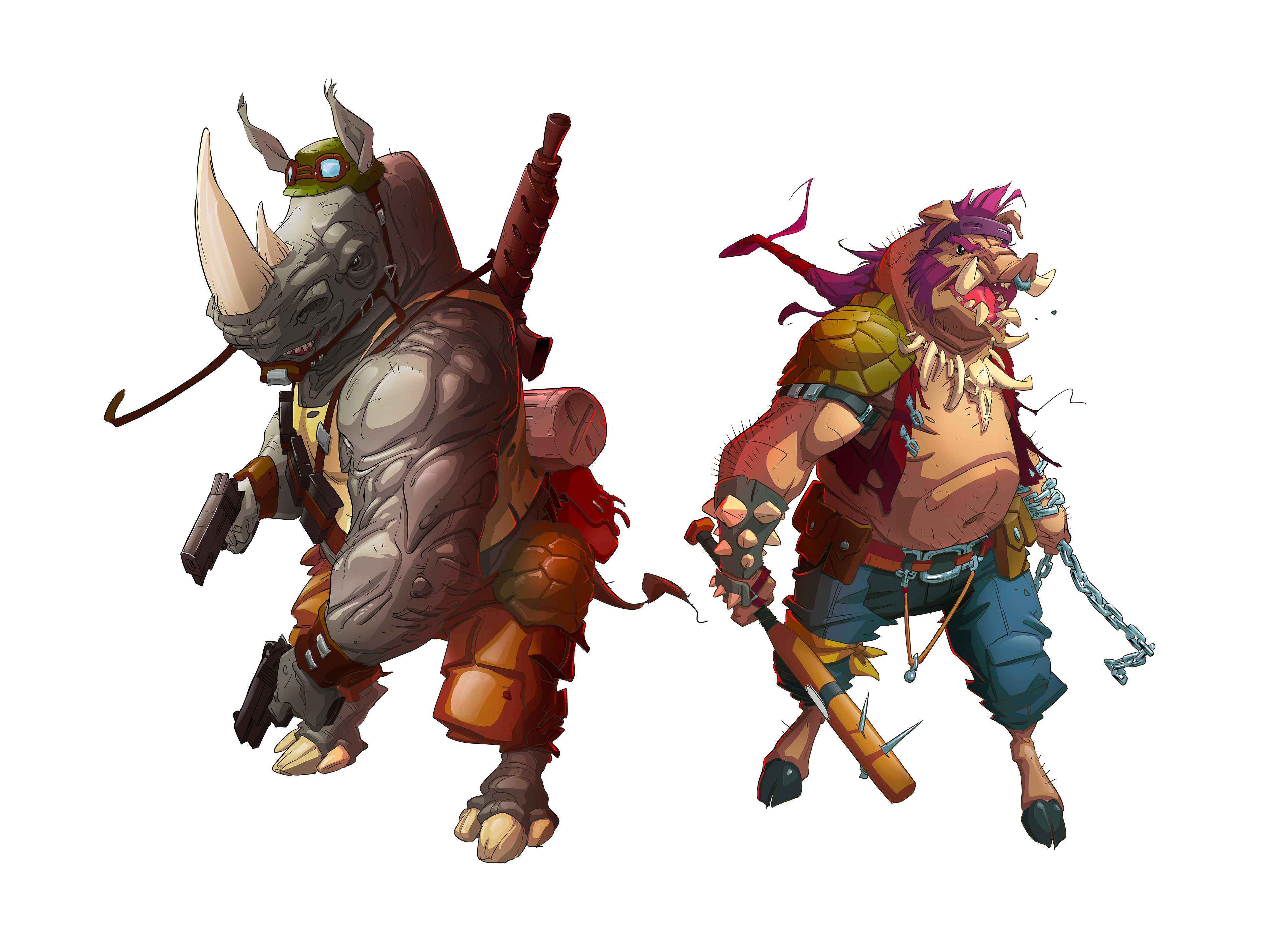 Edouard Guiton - Zombicide/TMNT: Rocksteady