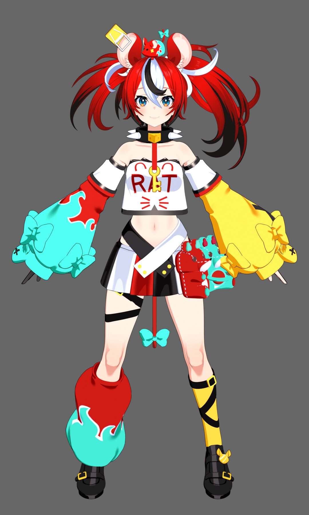 ArtStation - Hakos Baelz 3D modeling