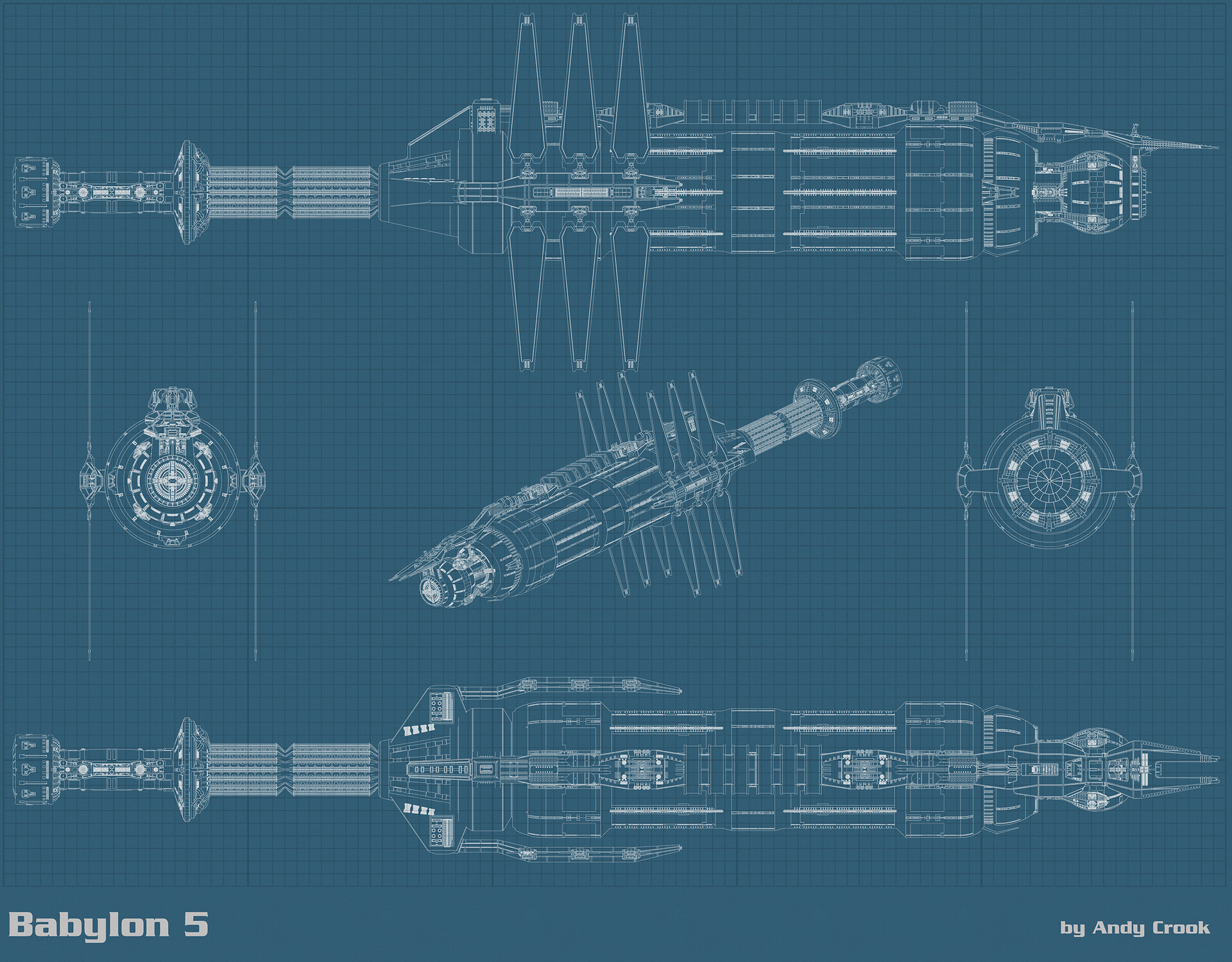 ArtStation - Babylon 5 Blueprints