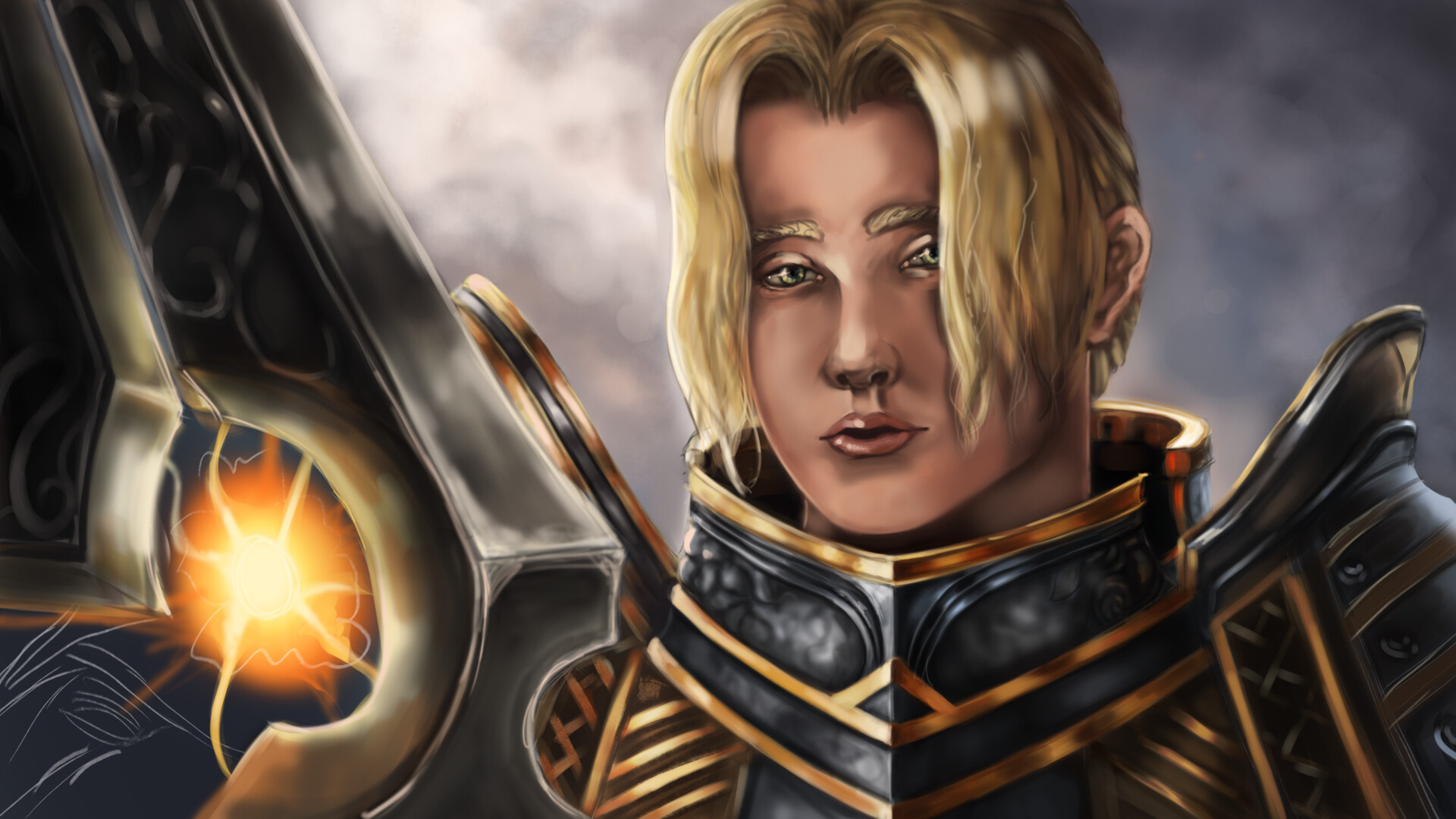 Nils Bouabdelli - Anduin Wrynn Portrait [W.I.P.]