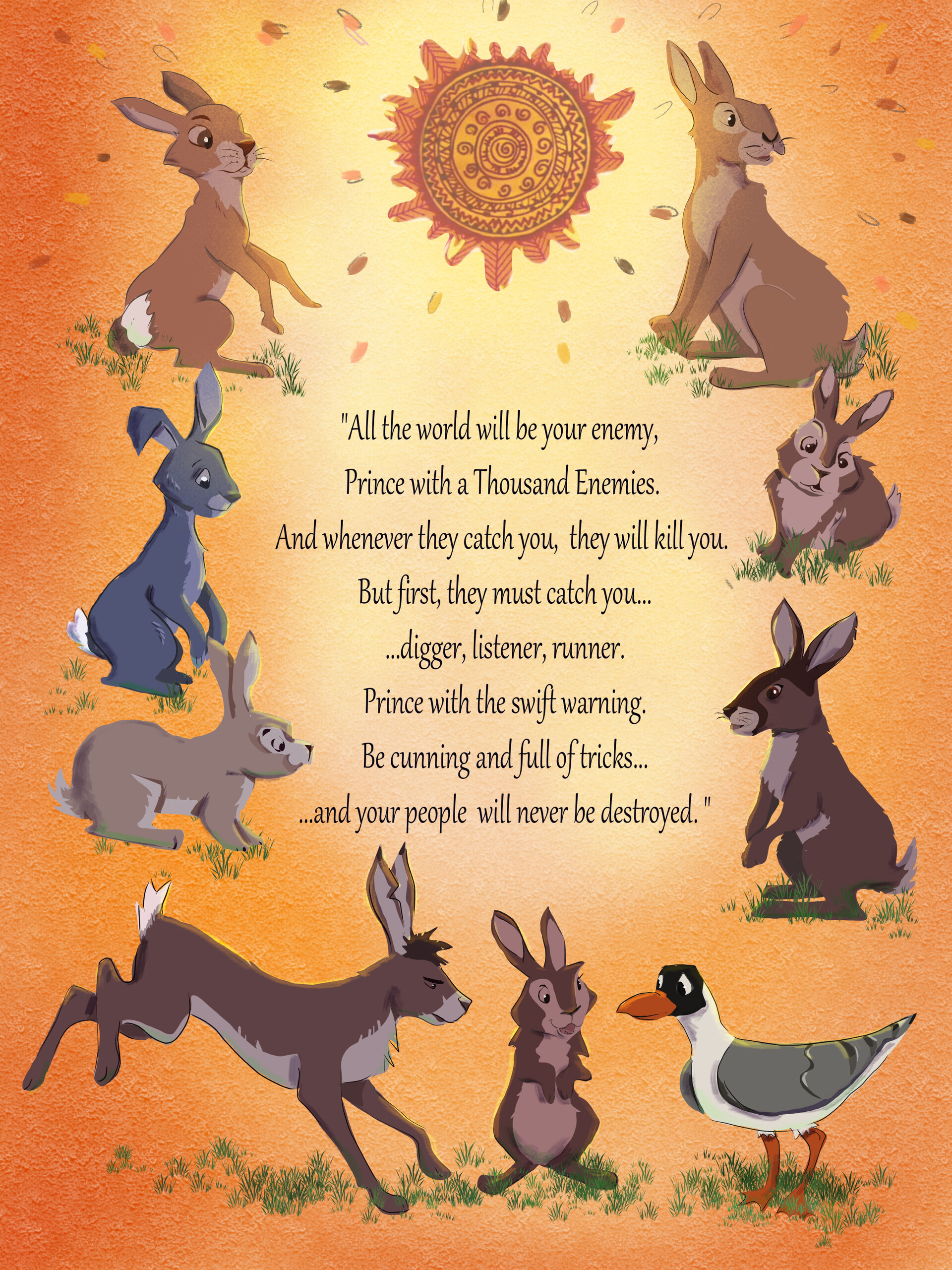 ArtStation - Watership Down Poster