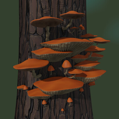Rich Wong - Procedural Stylized Birch Bark (Blender) /Stylized Birch Tree