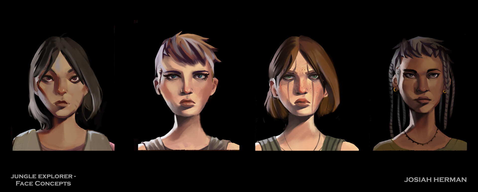 ArtStation - Jungle Explorer - Character Concept Art Exploration