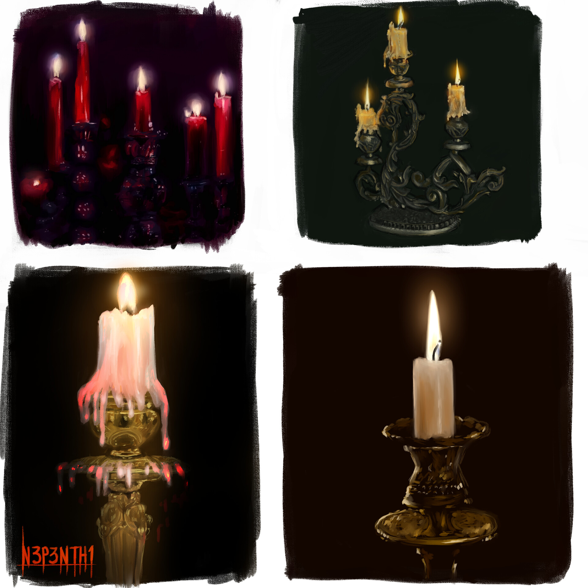 ArtStation - Candle Studies