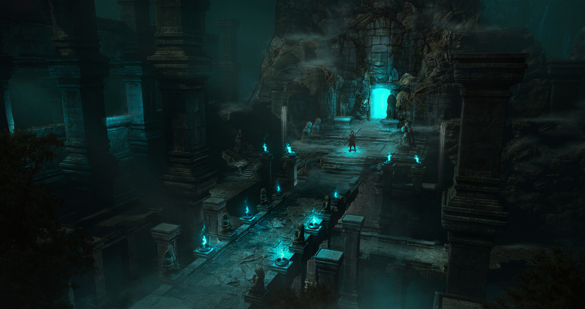 ArtStation - Scenario practice for video game.