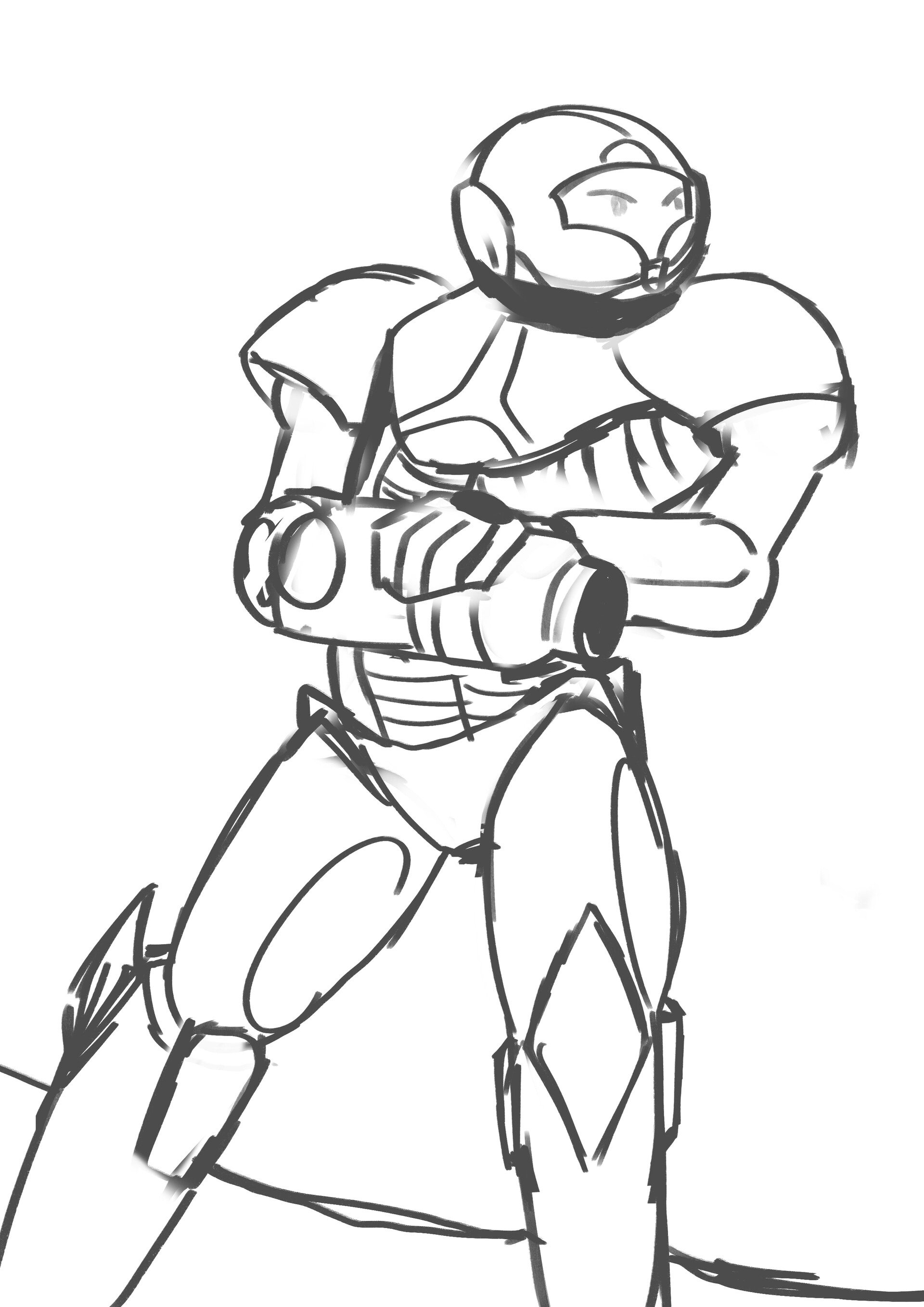 dark samus coloring pages