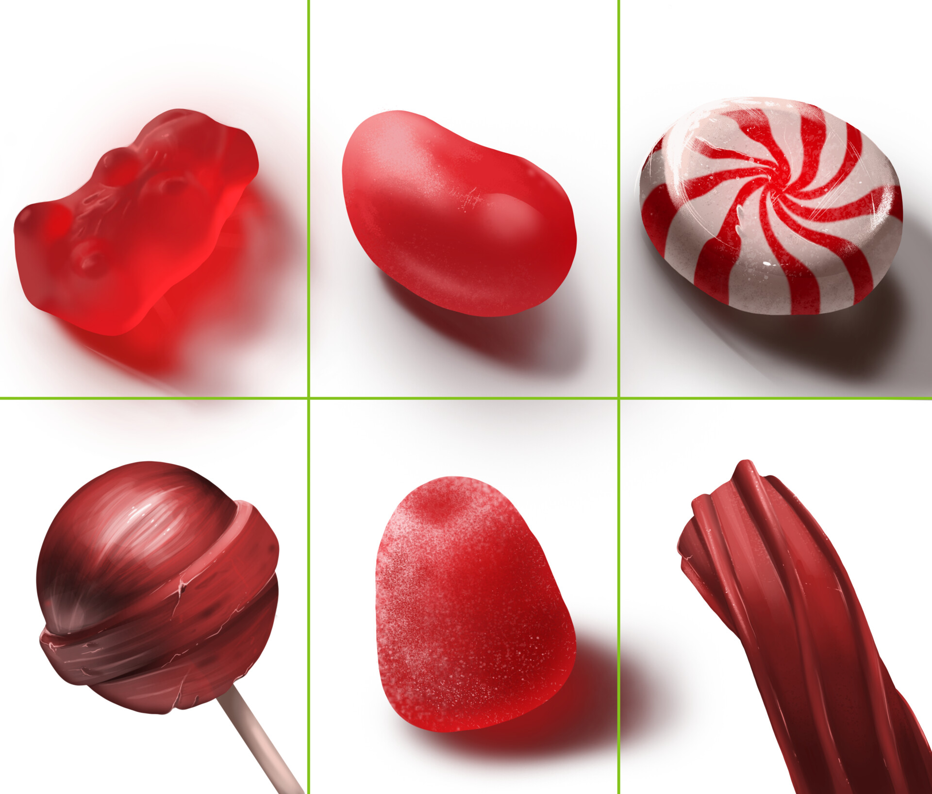 ArtStation - Sweets- blending practice