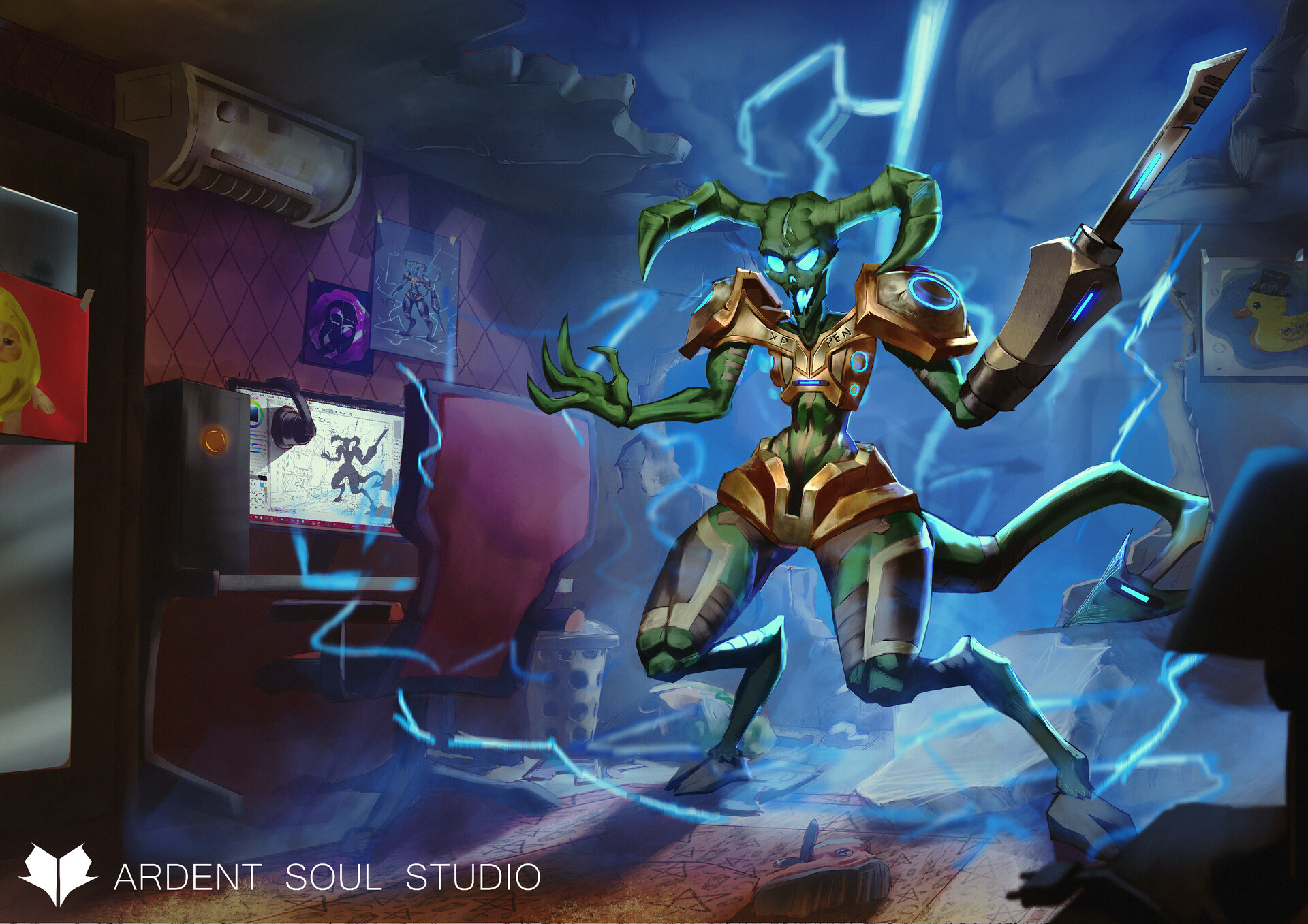 ArtStation - Demon Storm