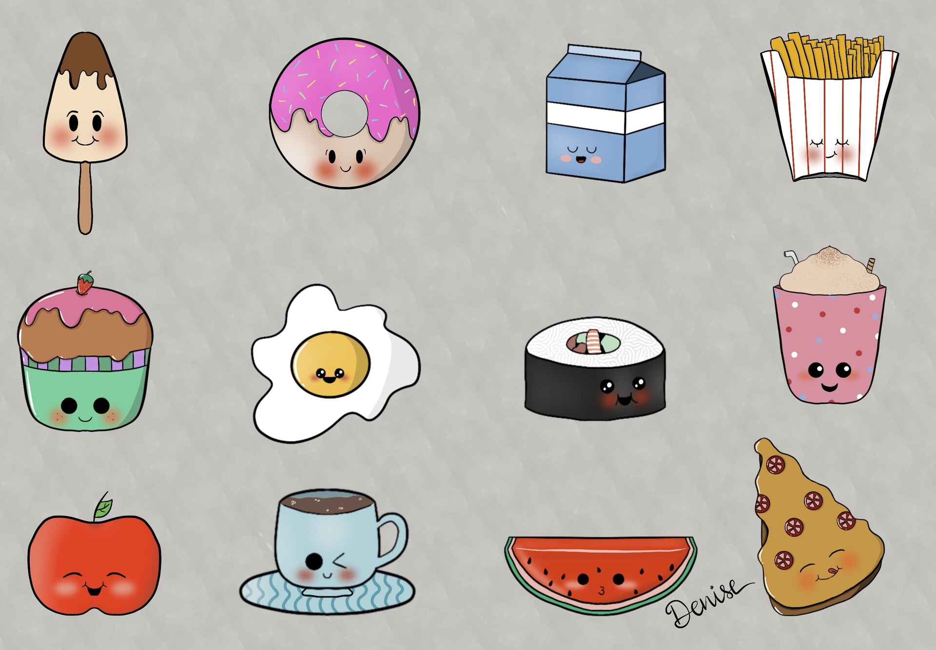 ArtStation - Cute food