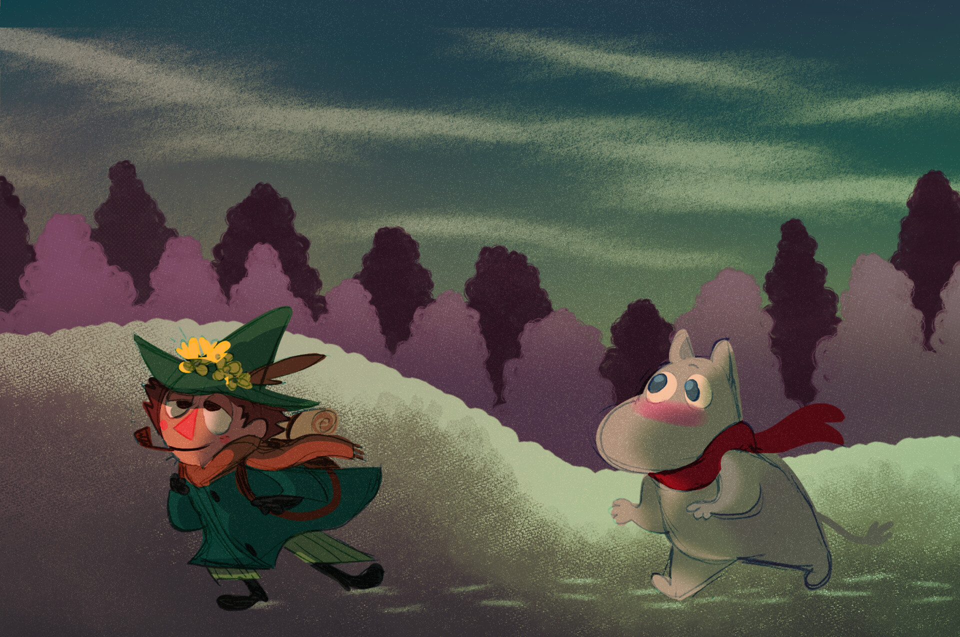 ArtStation - Moomin Winter Adventure