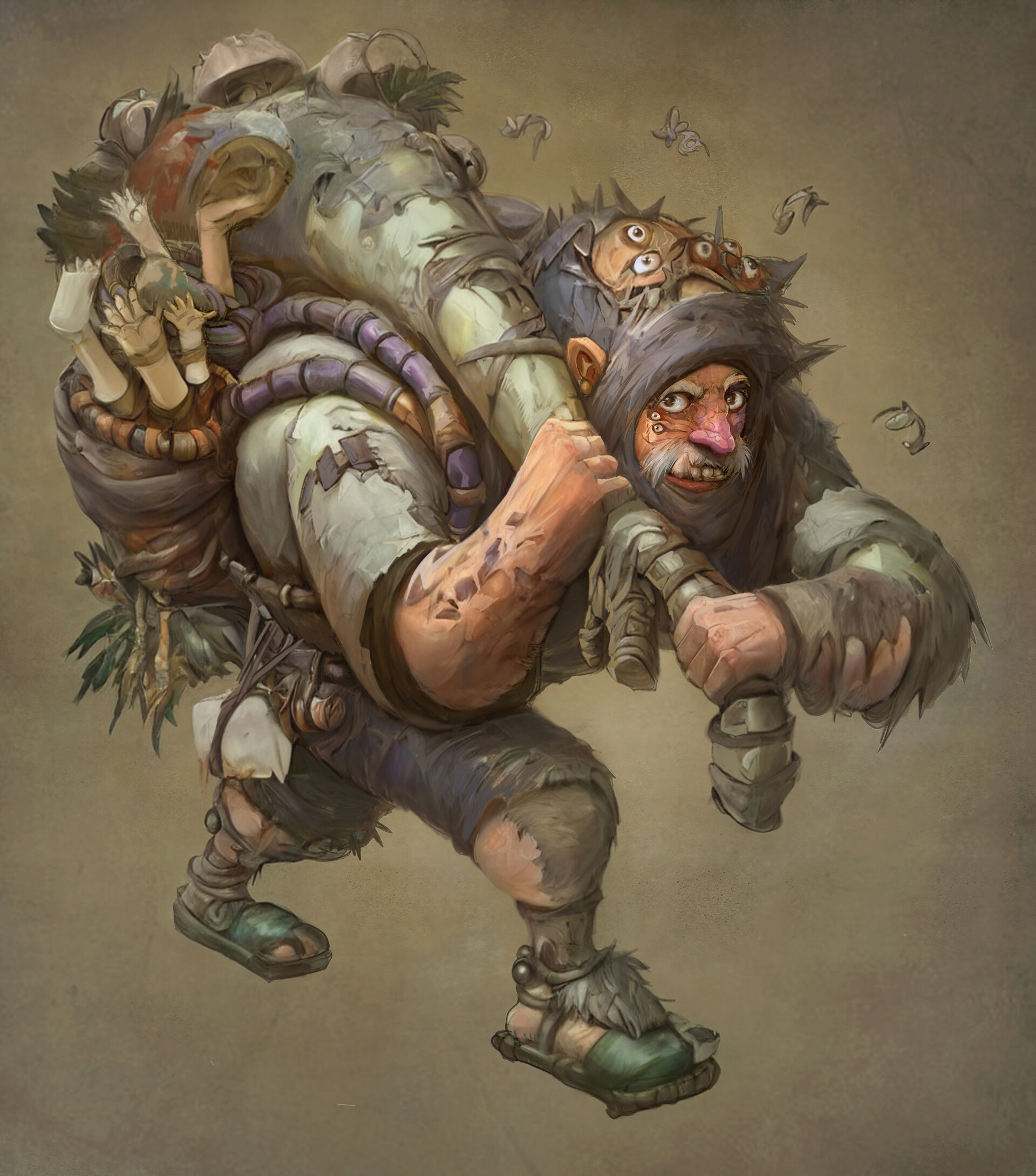 ArtStation - "Ông kẹ" -bogeyman vietnam