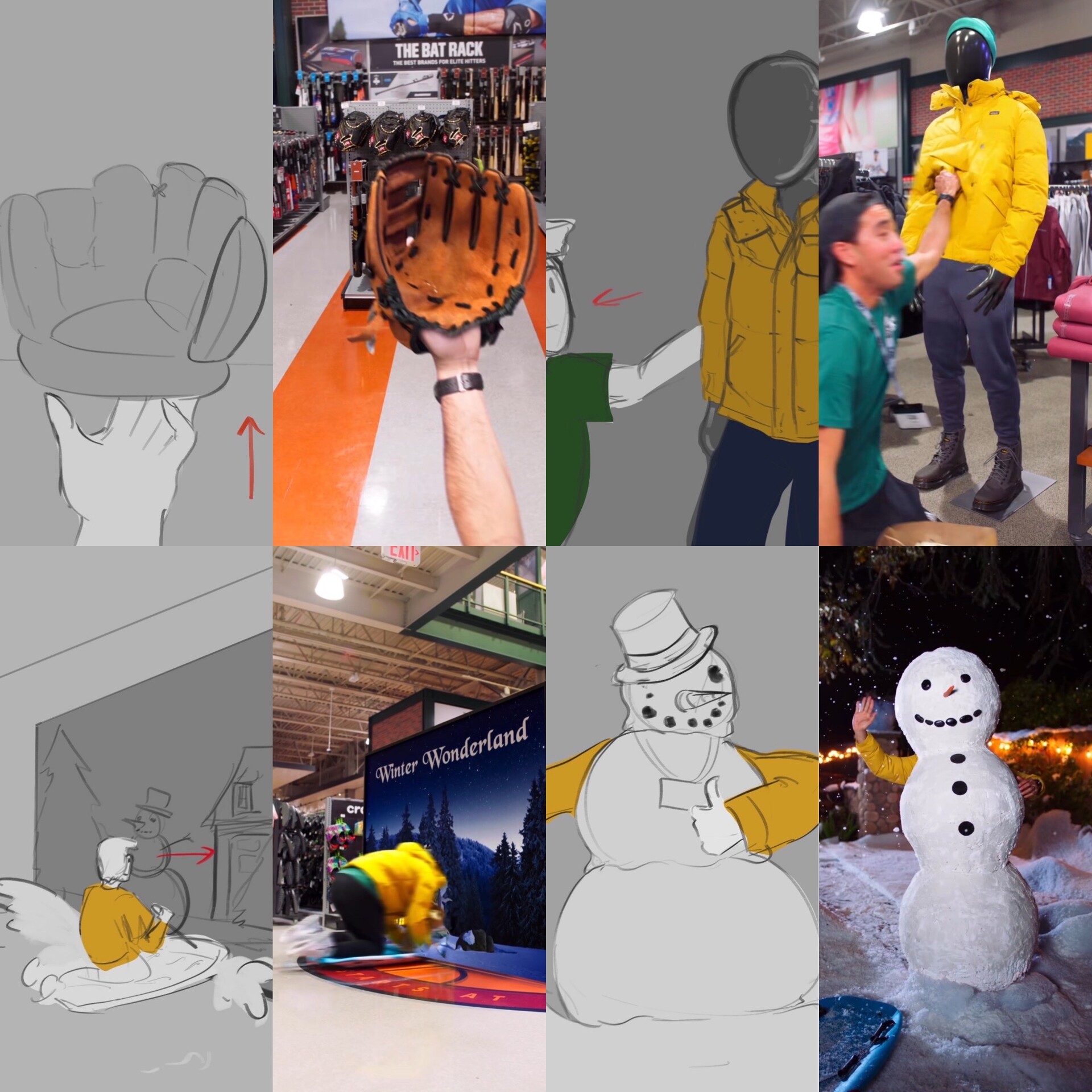 Gelina Rae Linsangan - Zach King - Dick’s Sporting Goods Holiday Ad