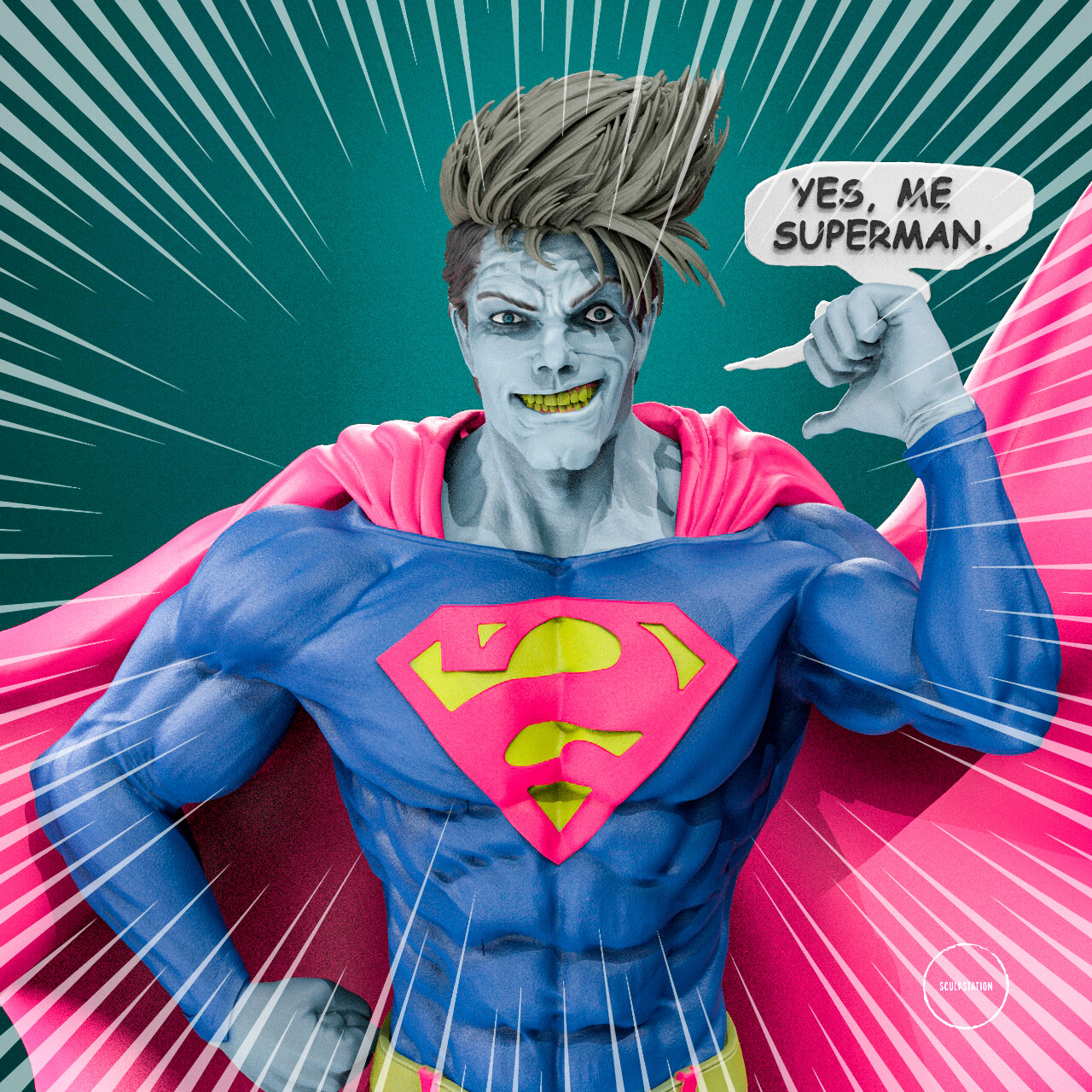 ArtStation - BIZARRE SUPERMAN