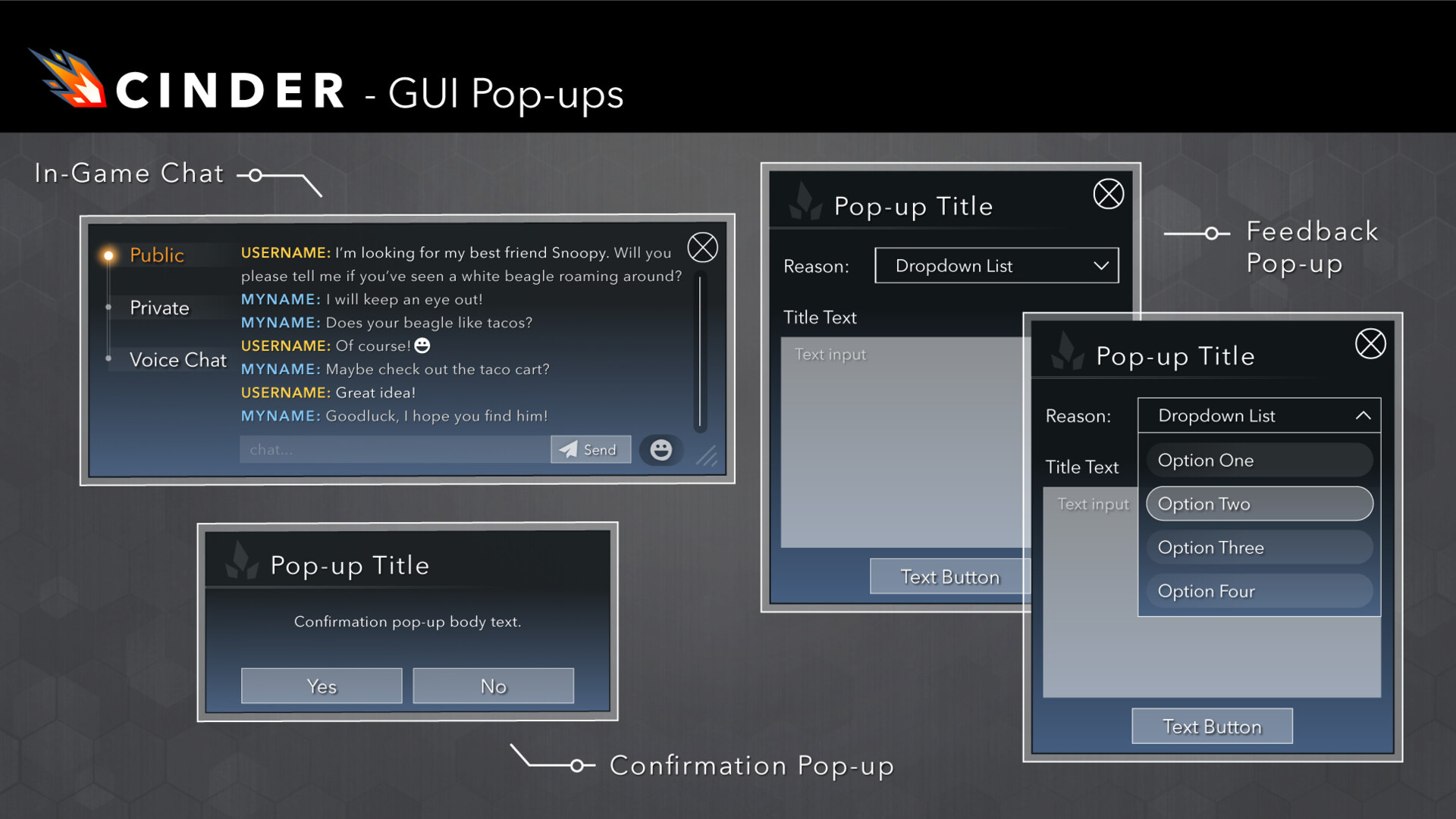 ArtStation - Cinder - GUI Pop-ups