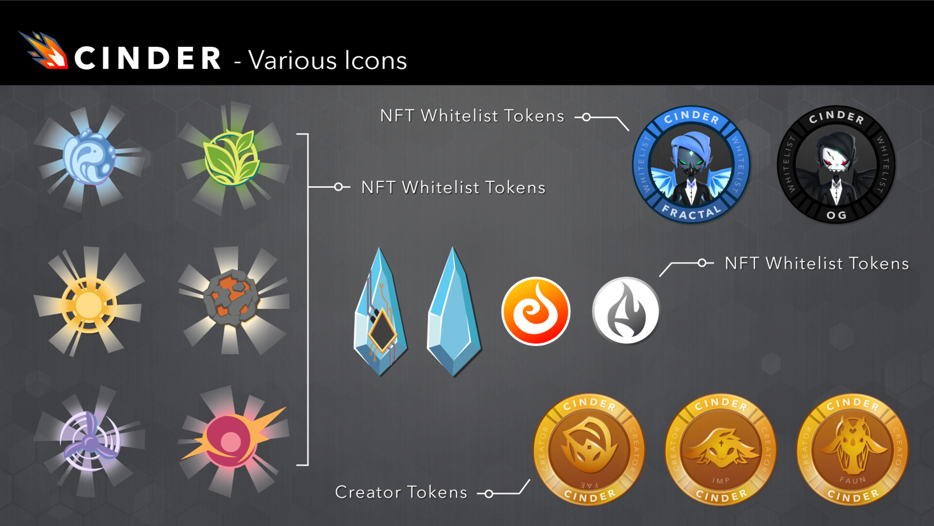 ArtStation - Cinder - Icons