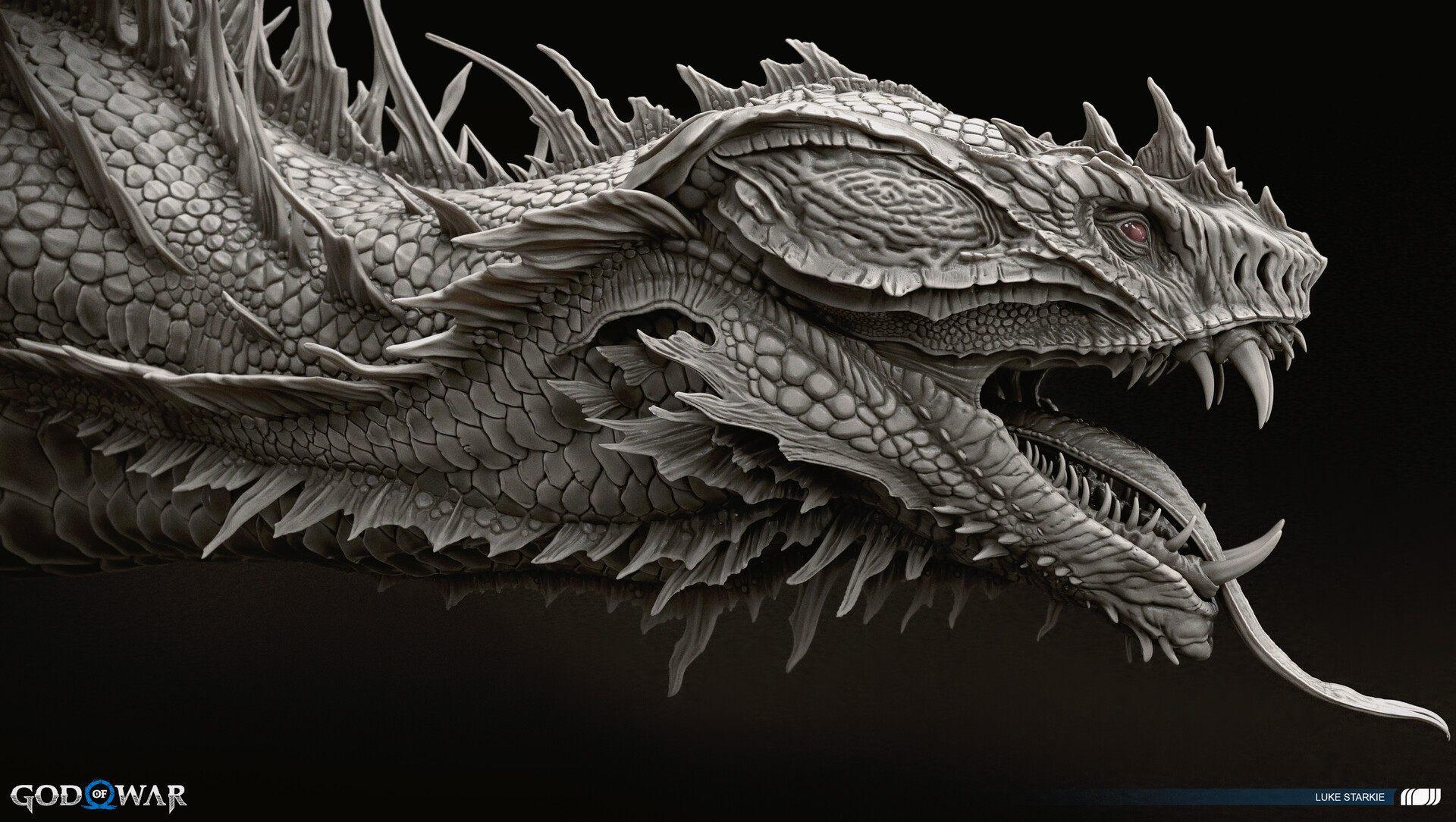 Luke Starkie - Nidhogg - God of War Ragnarök