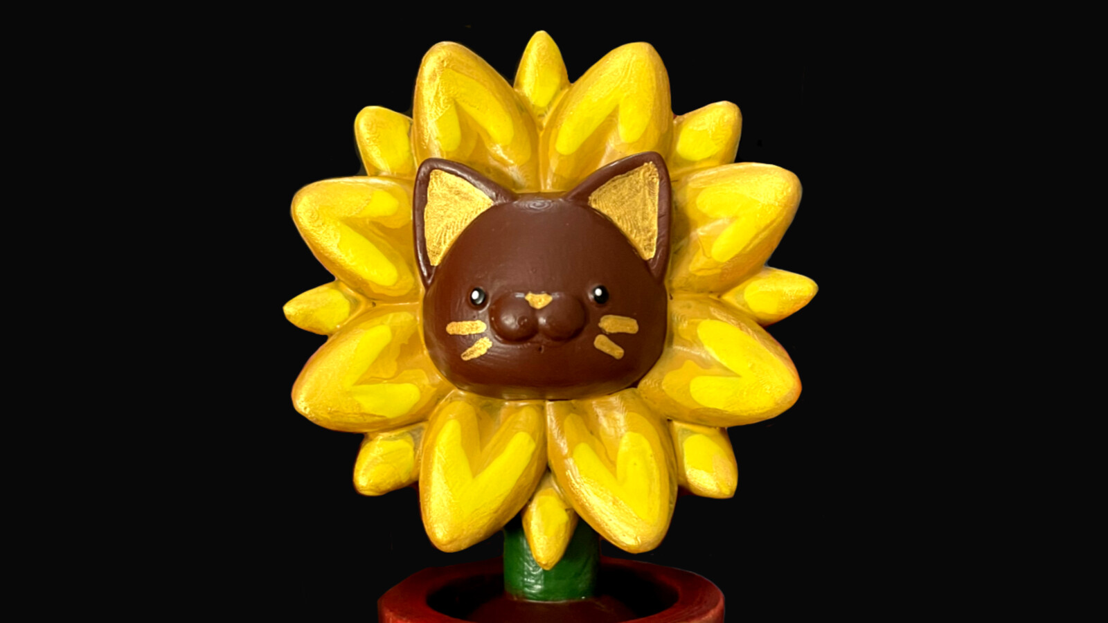 Cristina Quintana - Sunflower Cat | Process Book