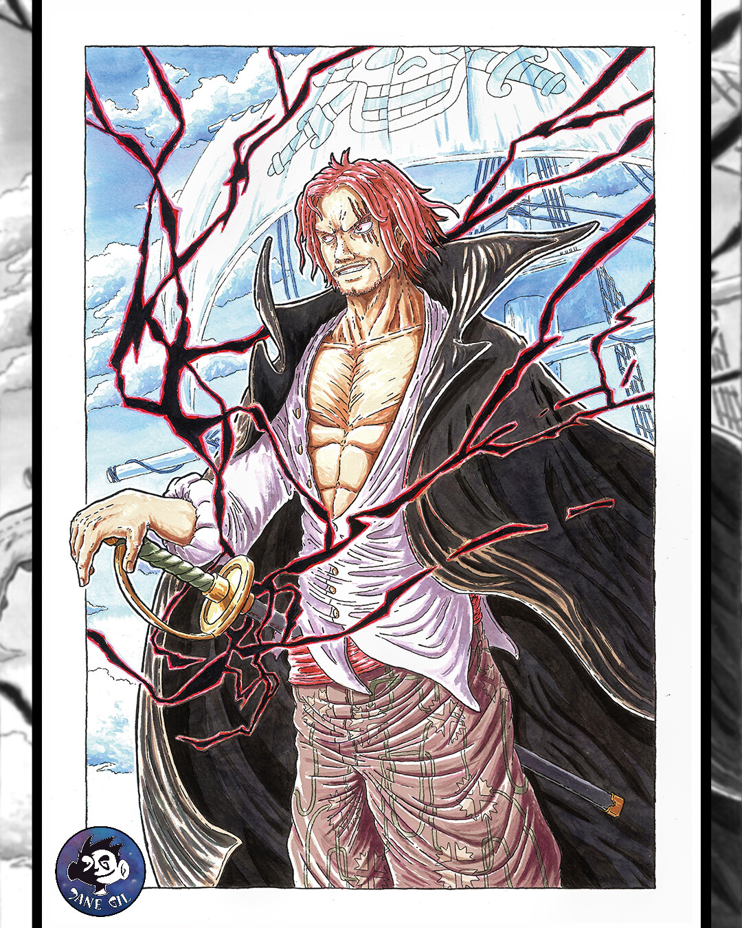 ArtStation - Shanks - Fan Art One Piece All Yonkous
