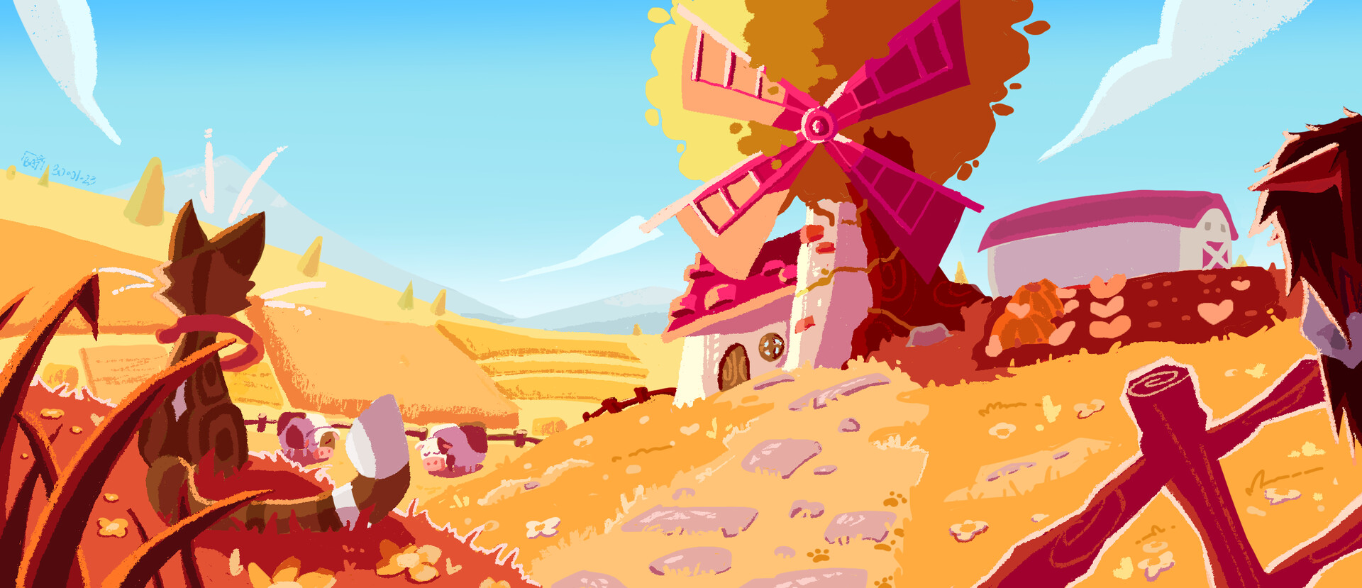 ArtStation - Peaceful Farm