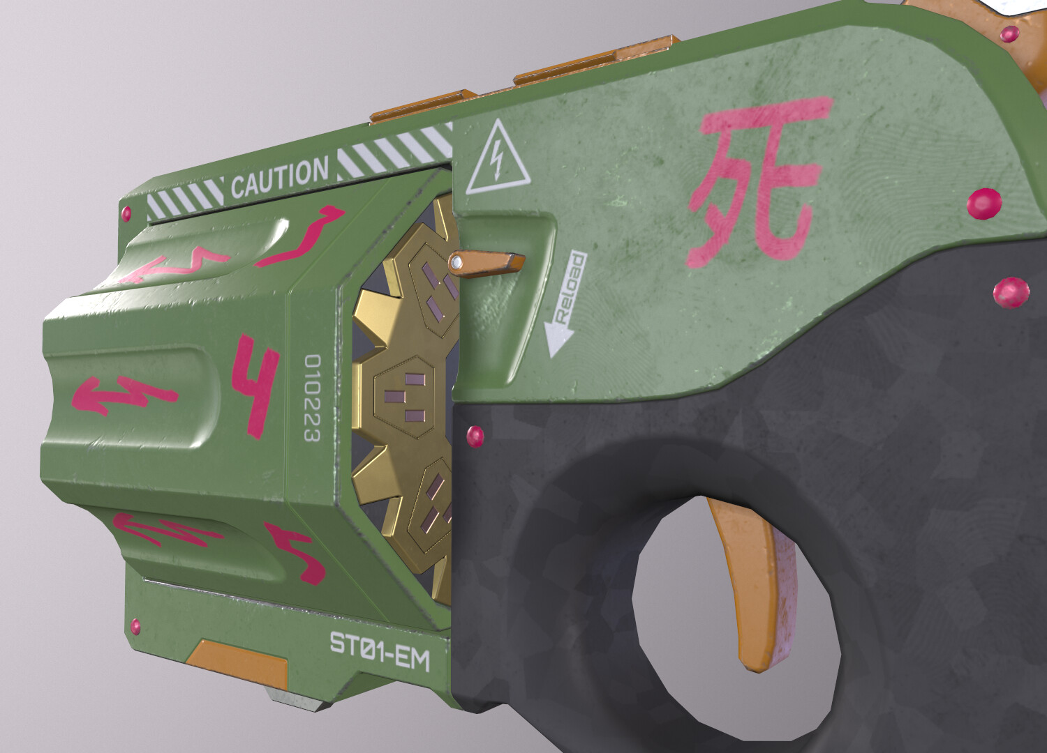 Sergey Turtsevich - Revolver ST01-EM - Cyberpunk 2077