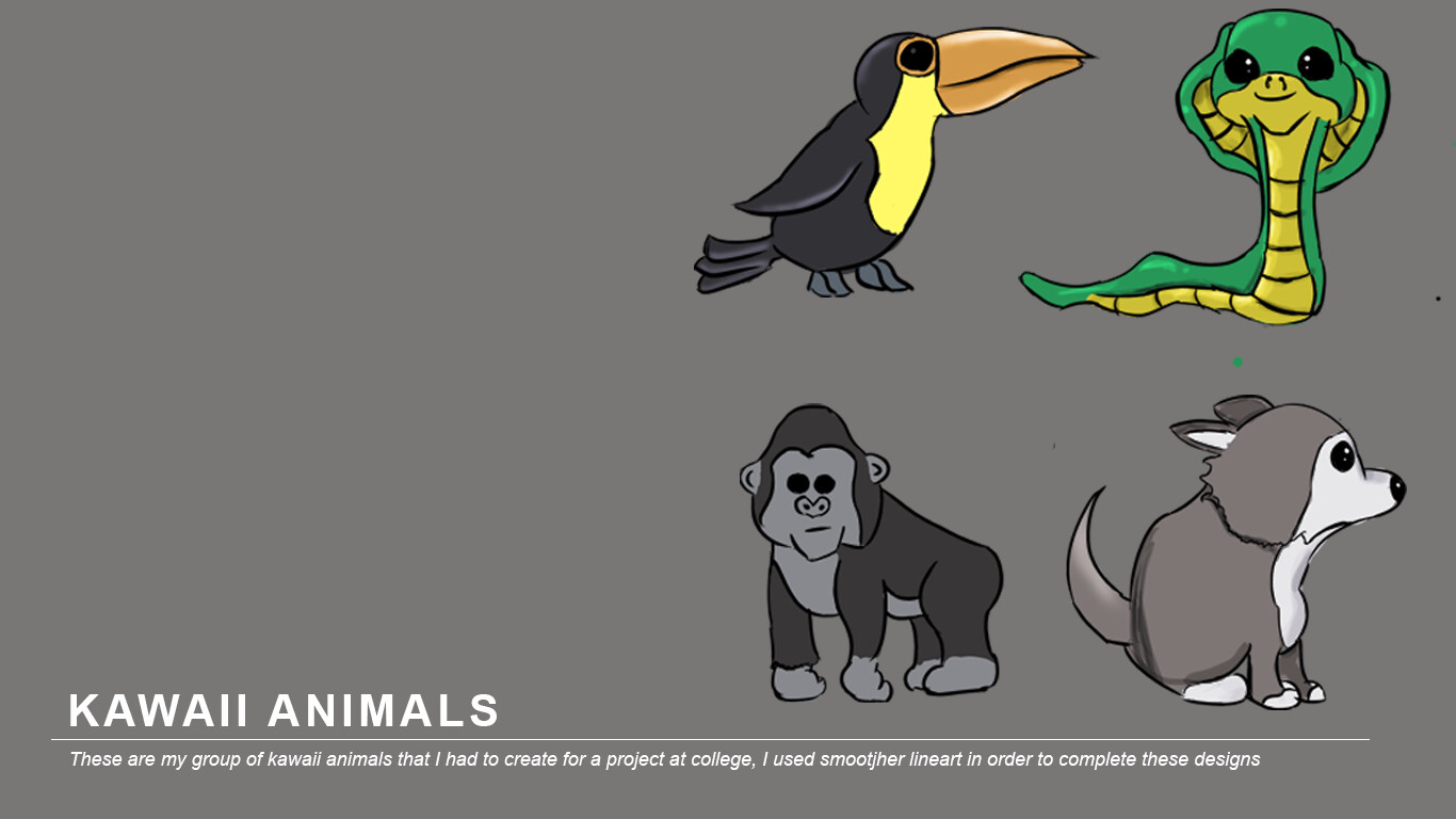 ArtStation - Kawaii Animals