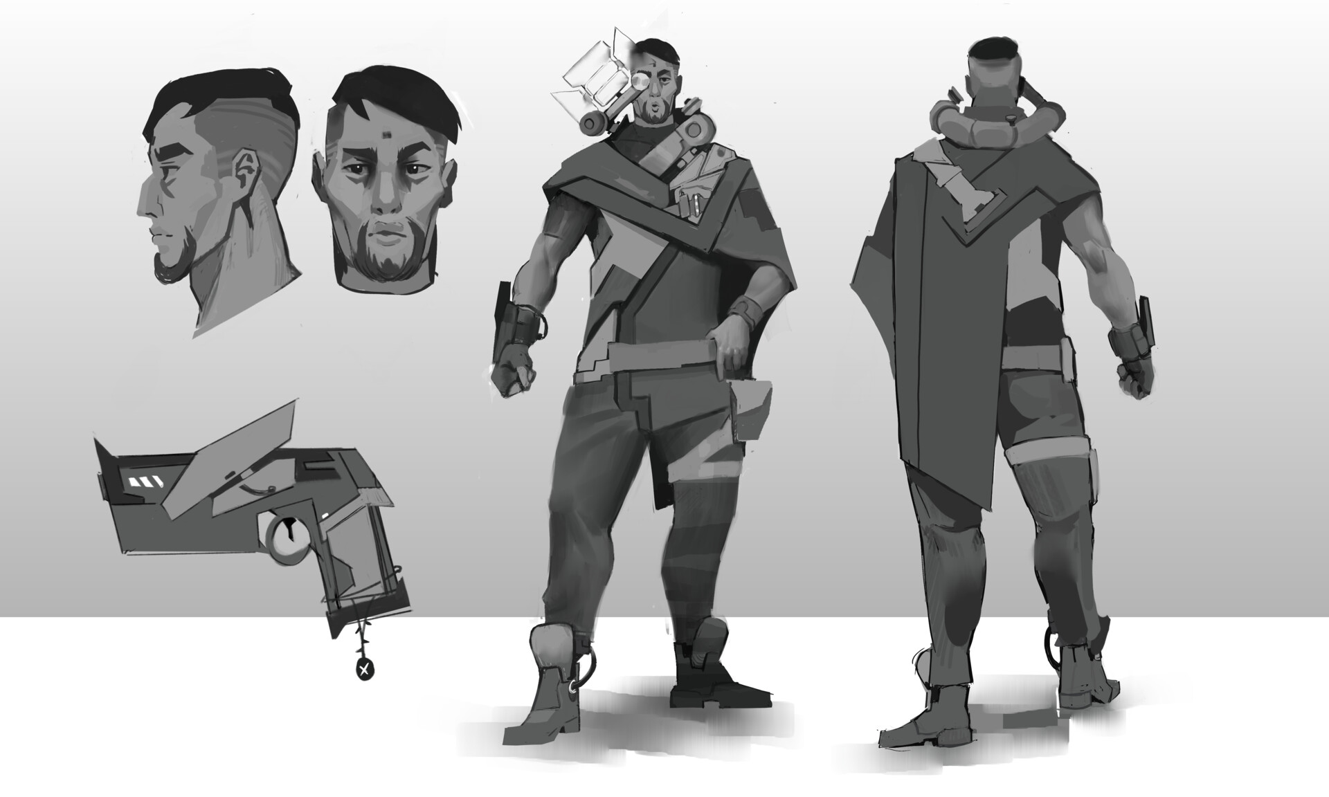 ArtStation - Cyber punk character