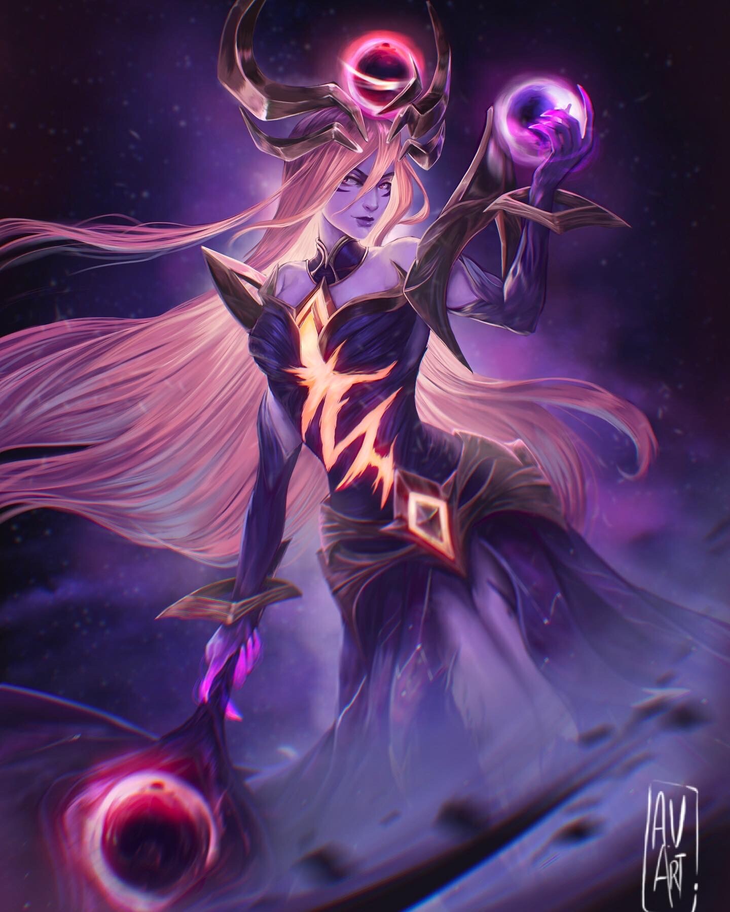 Artstation Dark Cosmic Lux Fanart