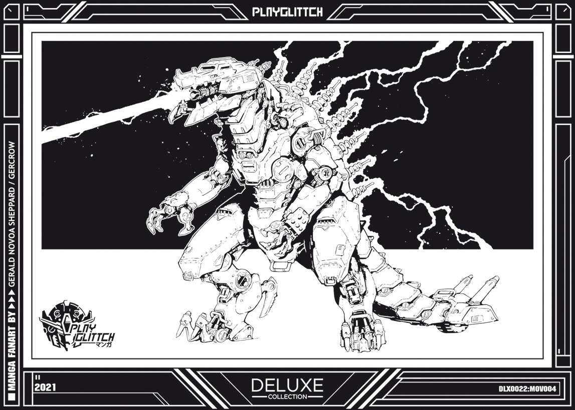 ArtStation - DLX0022 - MECHA GODZILLA