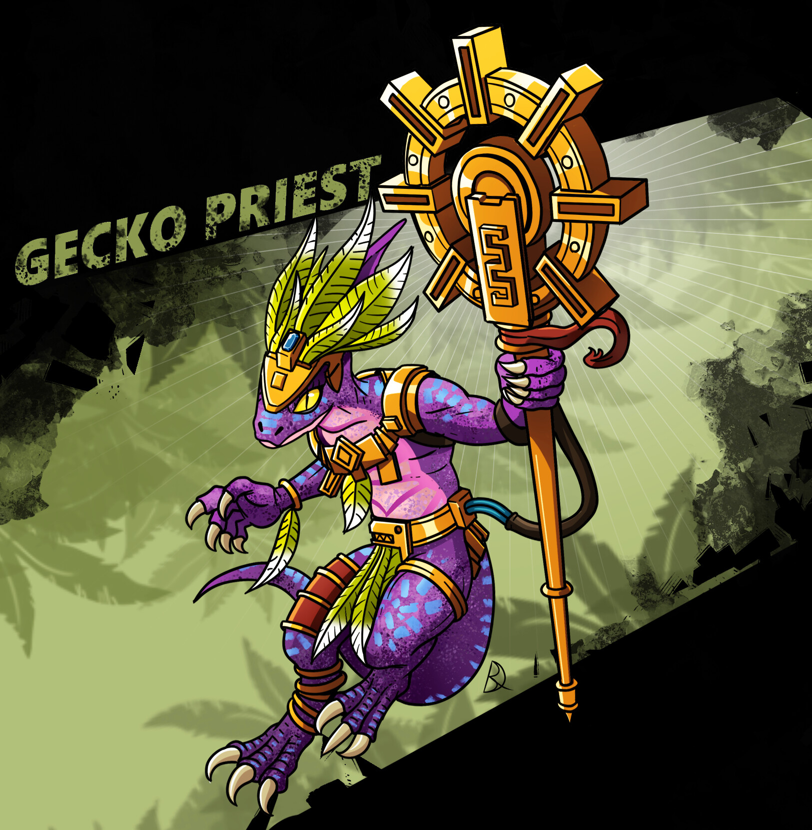 ArtStation - Gecko Priest