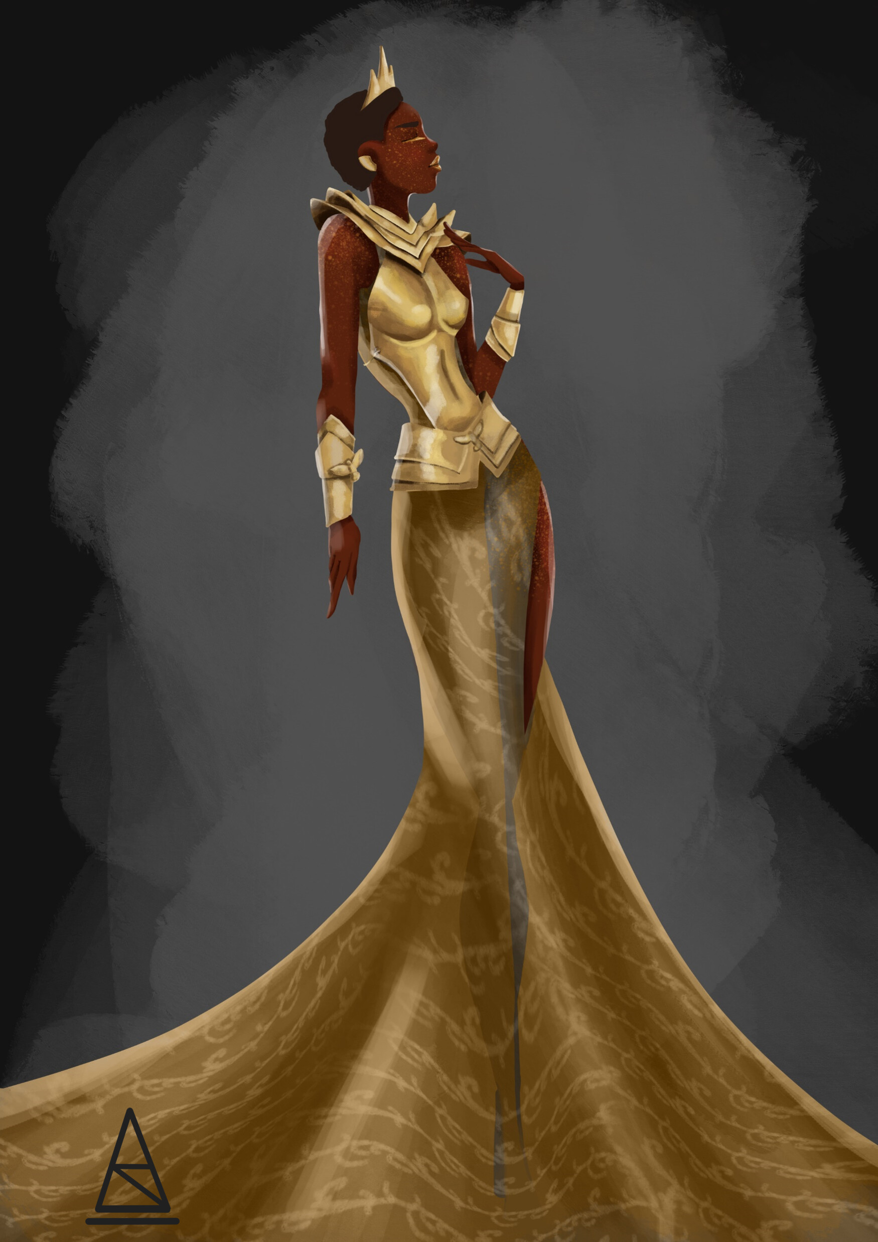 ArtStation - Golden Queen