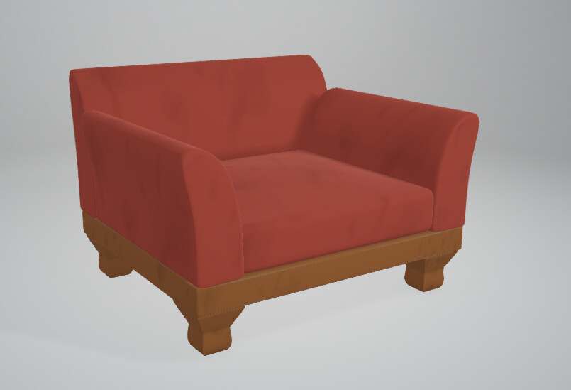 ArtStation - Red Chair