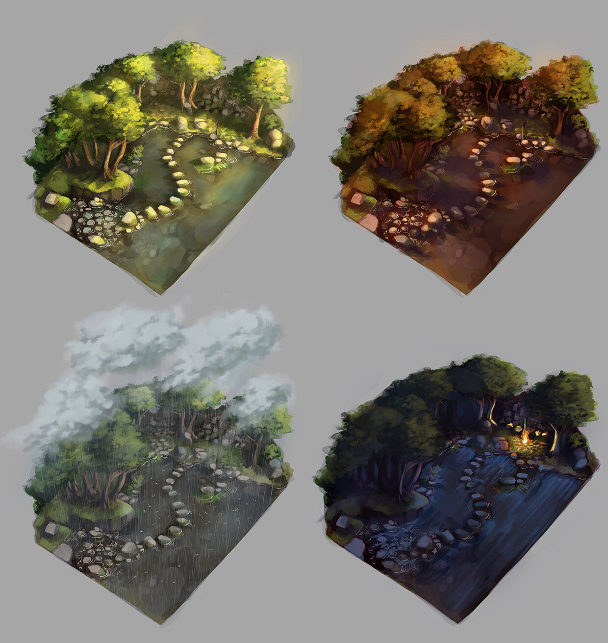 ArtStation - Weather study