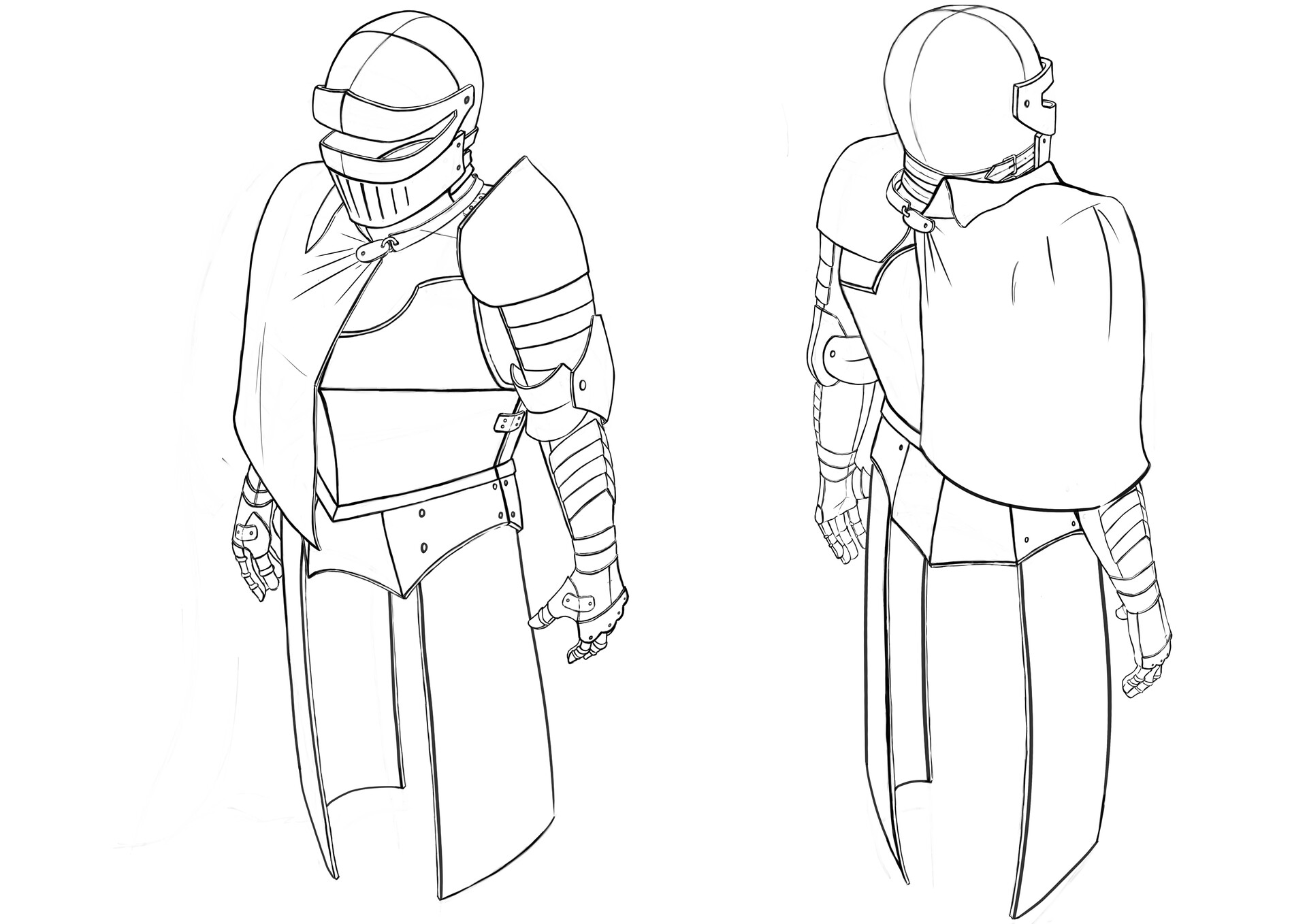 Simple Armor Drawing