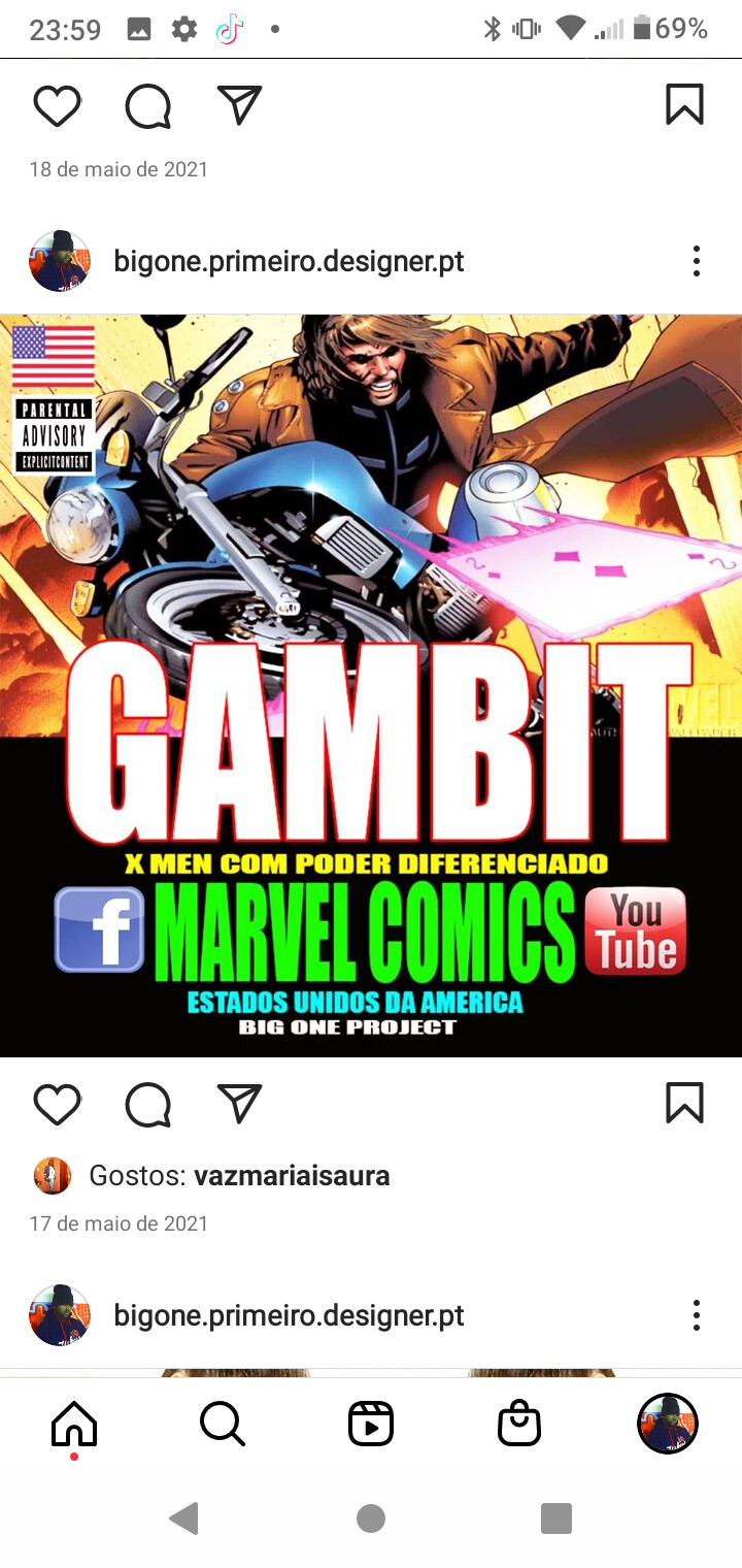 ArtStation - poster gambit x men marvel comics