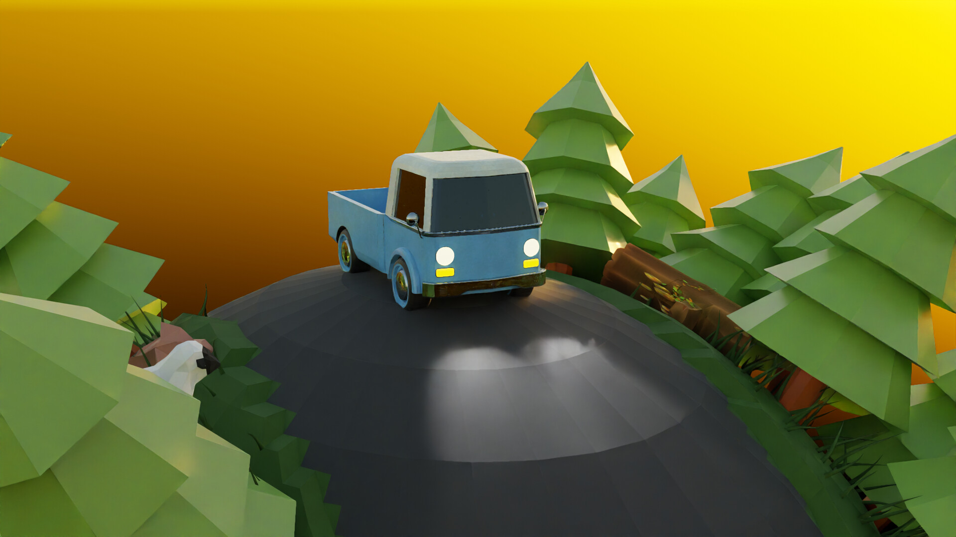 Tat_Blender_Artist - Low Poly Environment