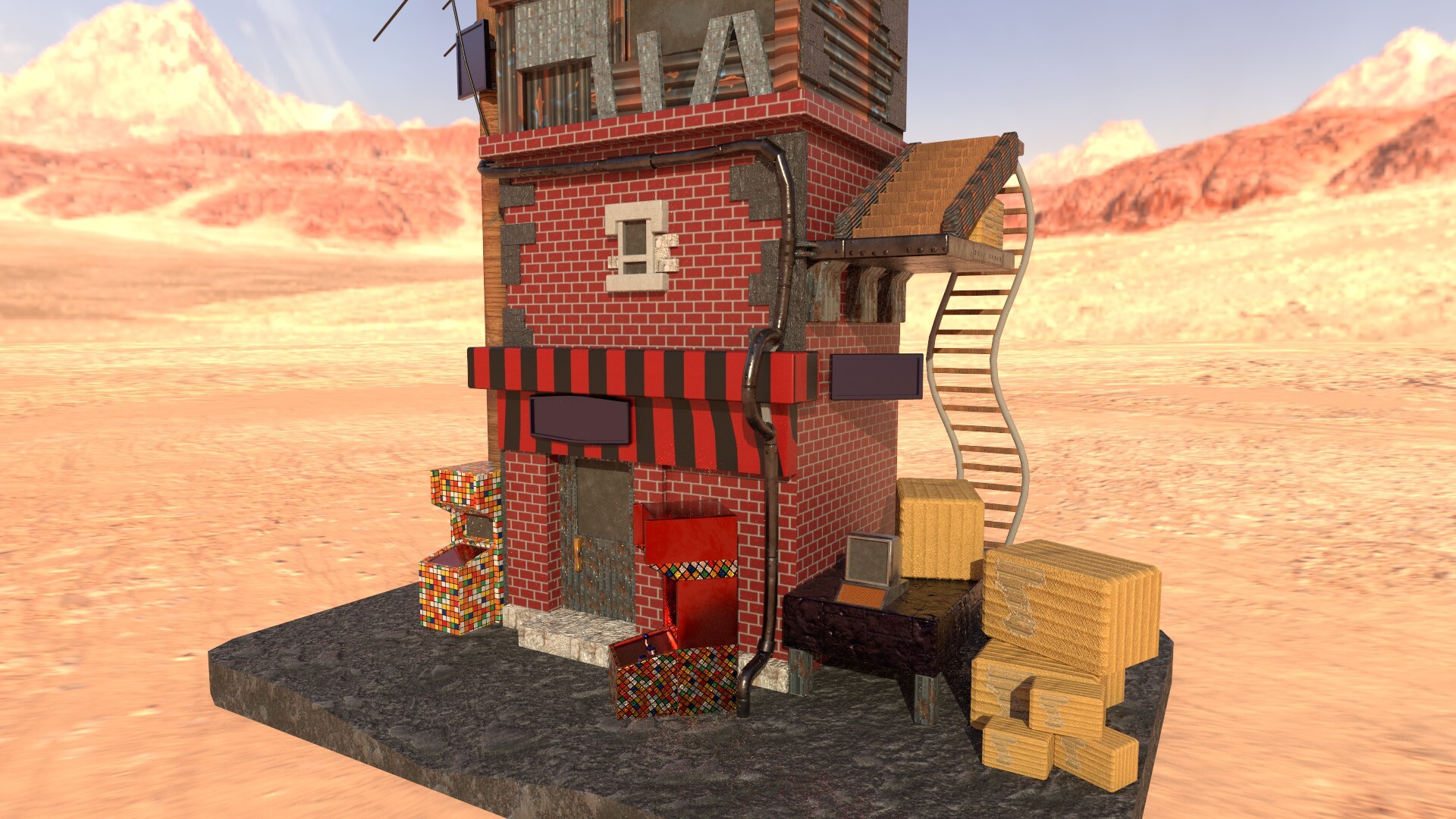 ArtStation - House for geeks