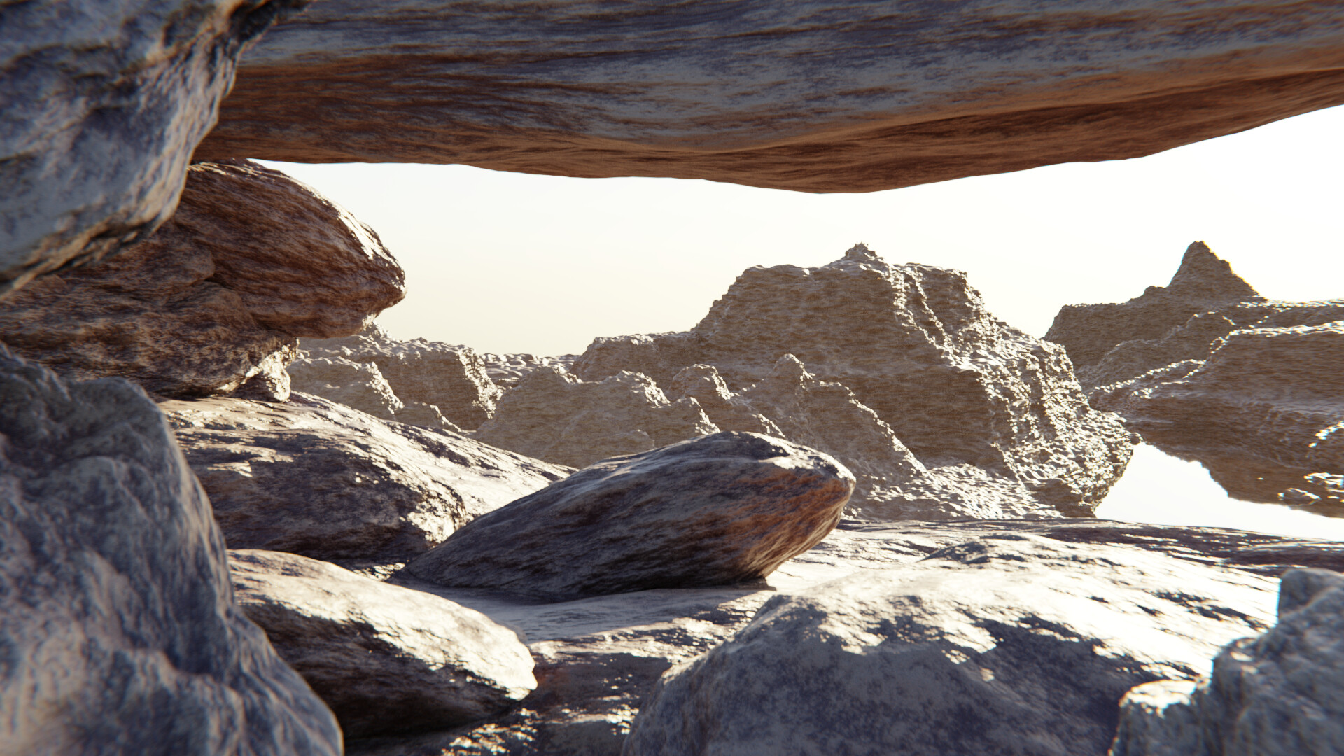 ArtStation - Canyon lanscape