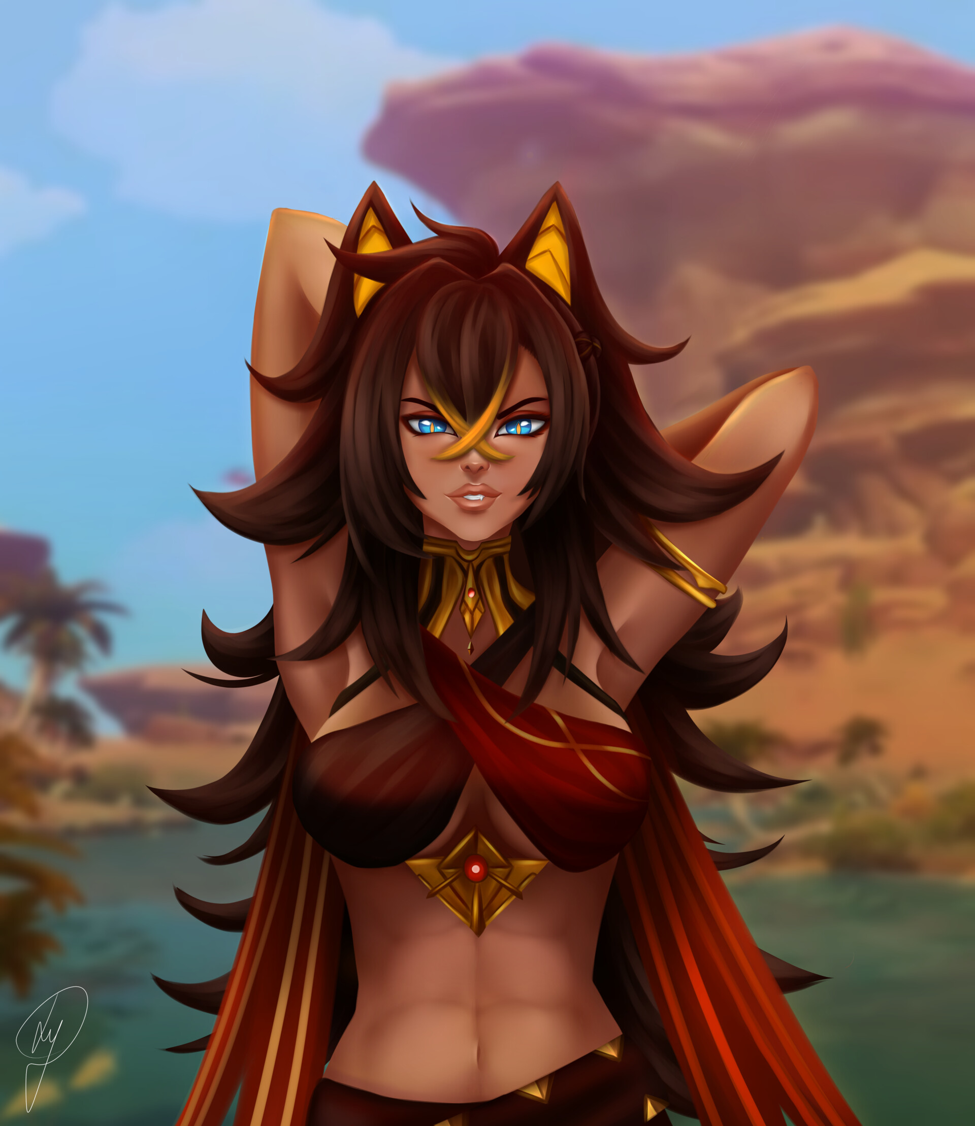 ArtStation - Dehya - Genshin Impact