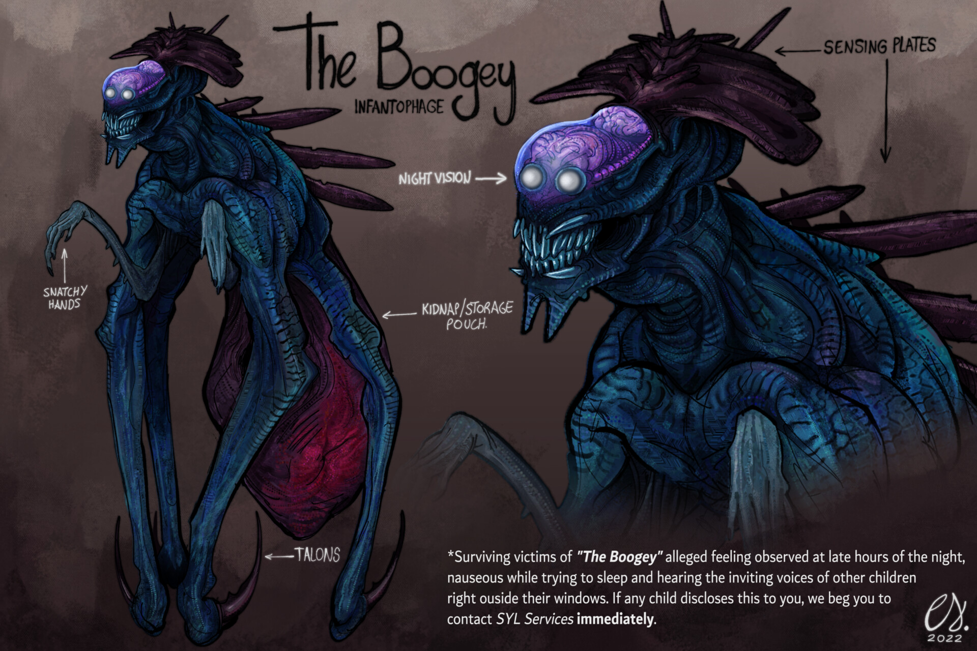 ArtStation - The Boogey - Creature Design.