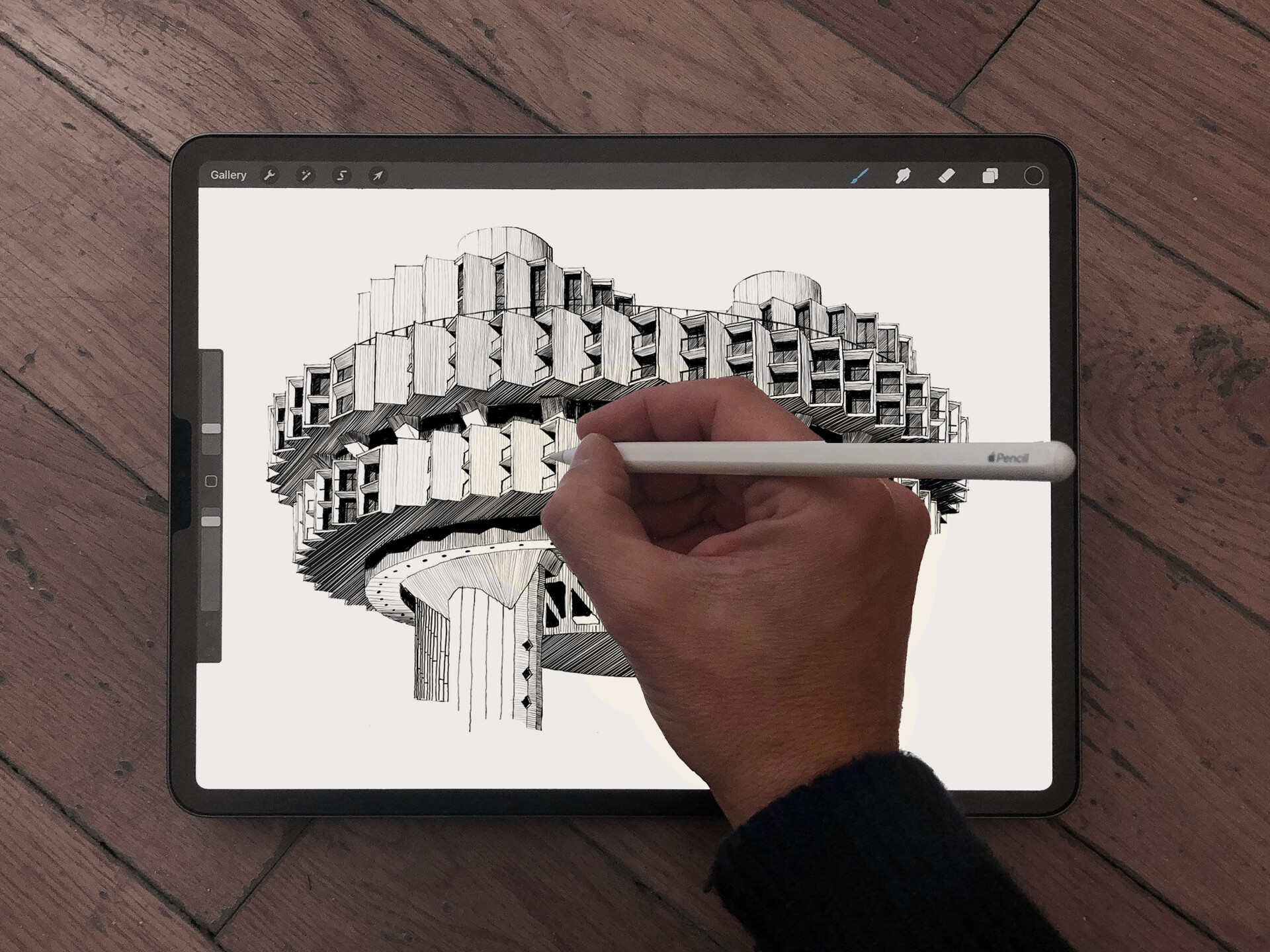 ArtStation - SOVIET ARCHITECTURE SKETCHES