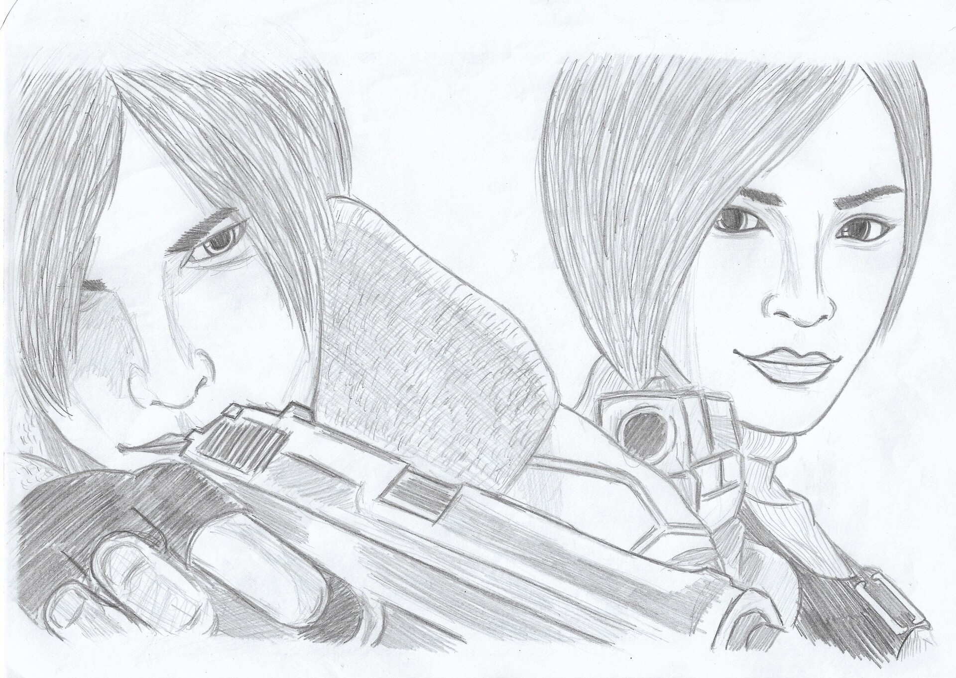 ArtStation - Leon & Ada (RE4 Remake)