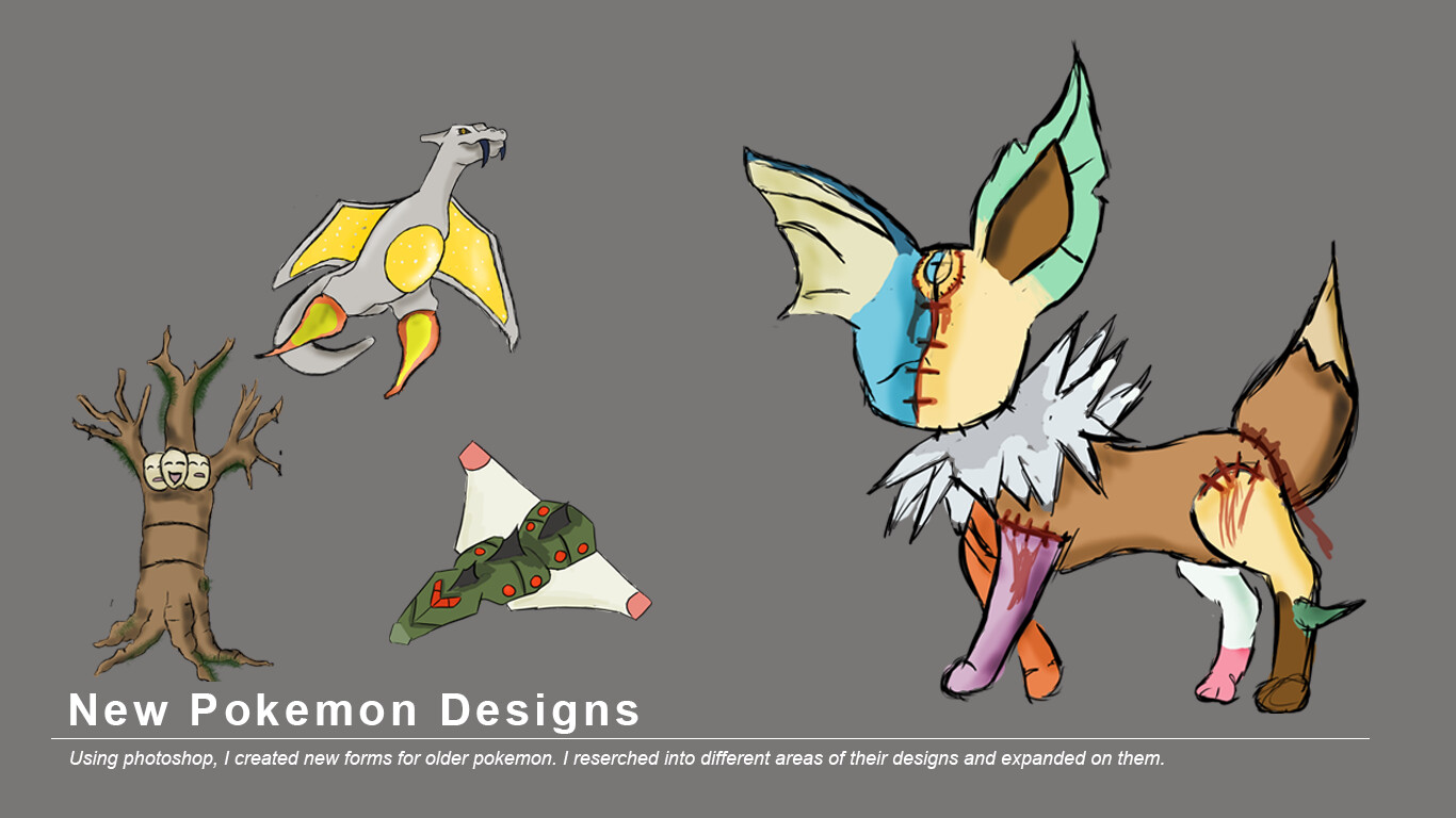 ArtStation - Redesigned Pokemon