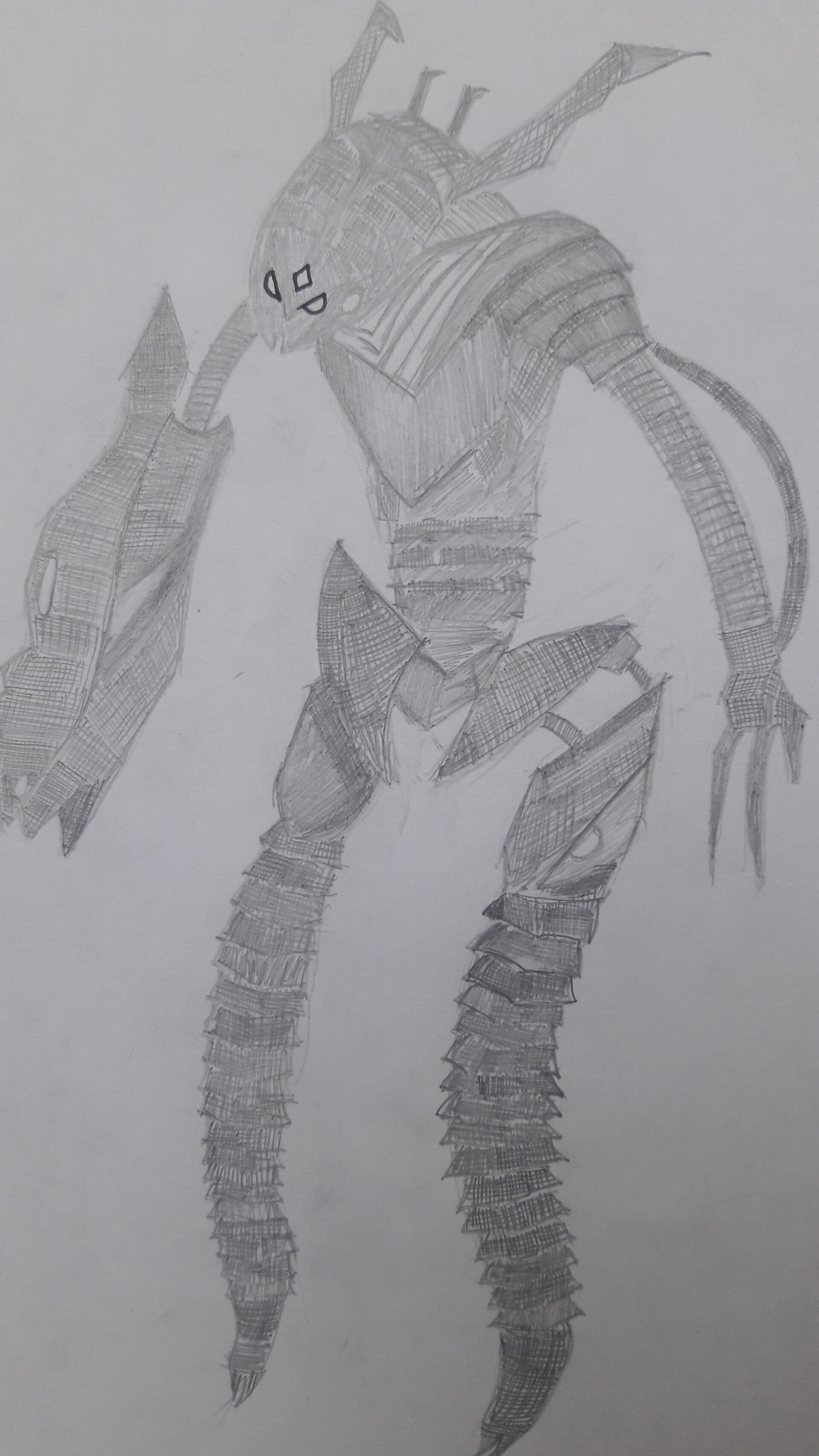 ArtStation - Art12 - Hybrid mecha (Freehand) Week 7-8