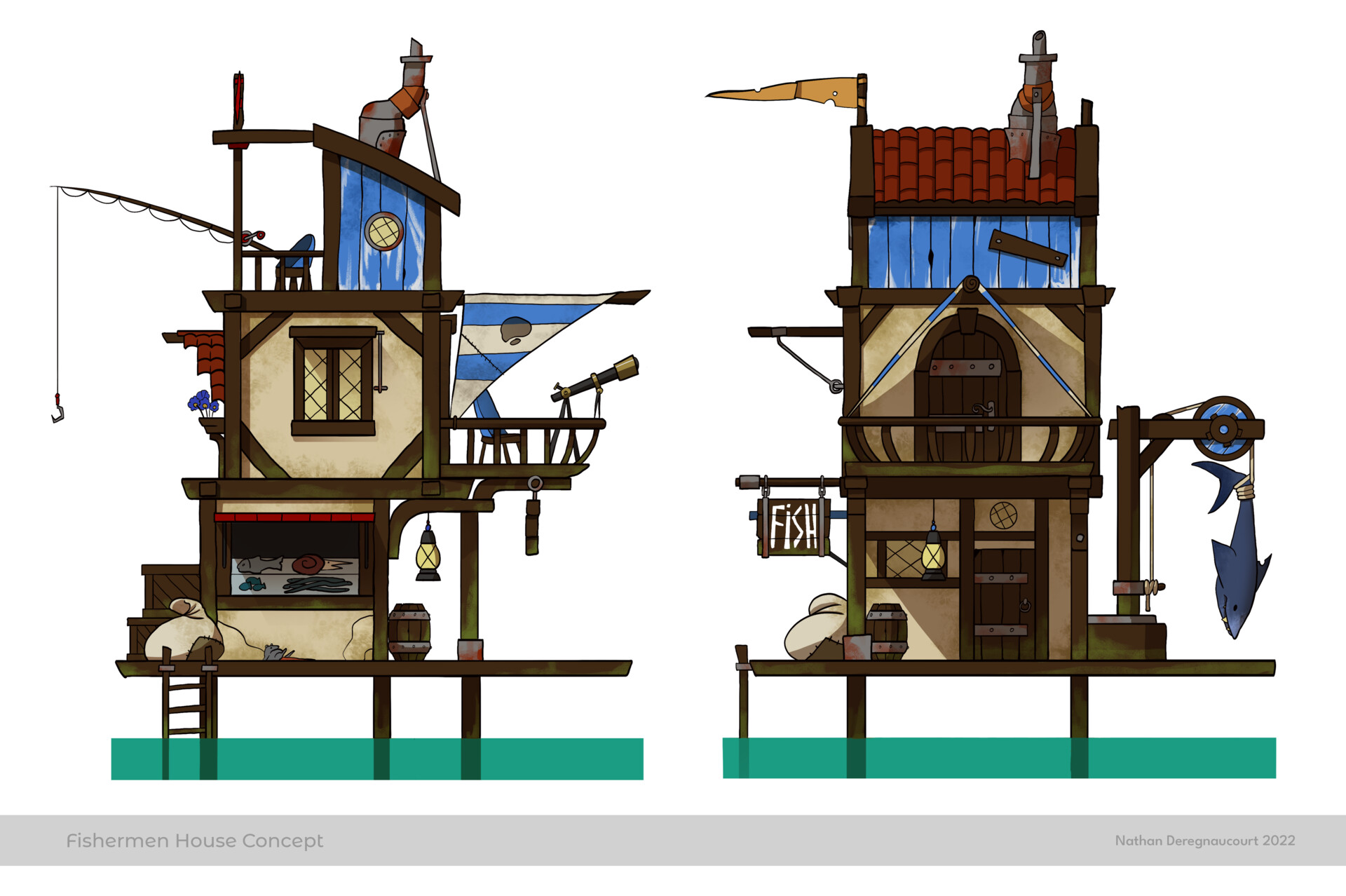 ArtStation - Fisherman House