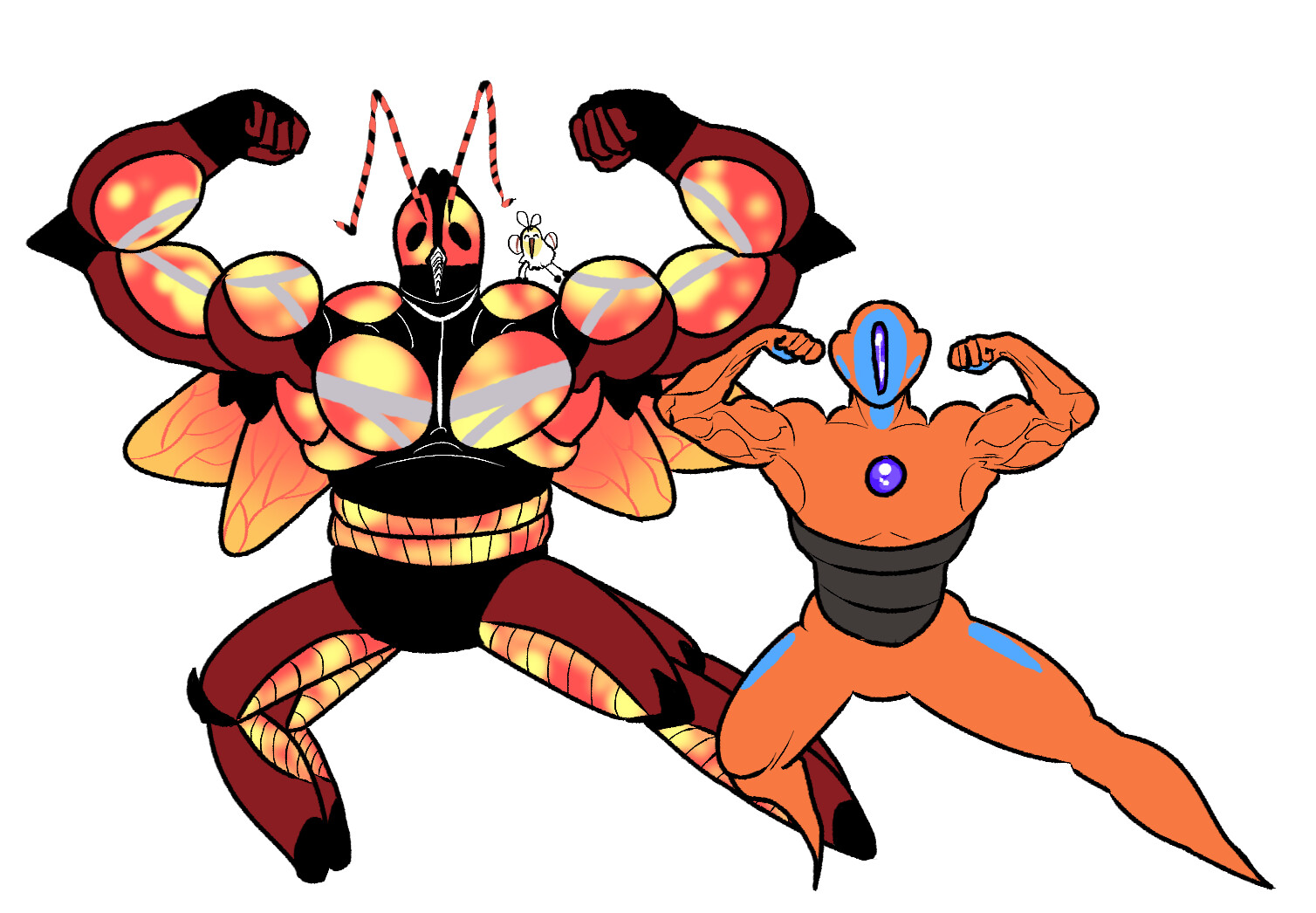 ArtStation - aliens flexing