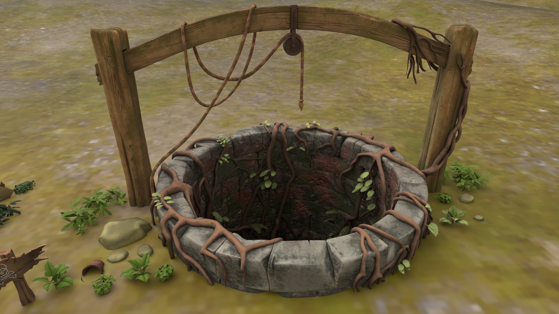 ArtStation - 3D well