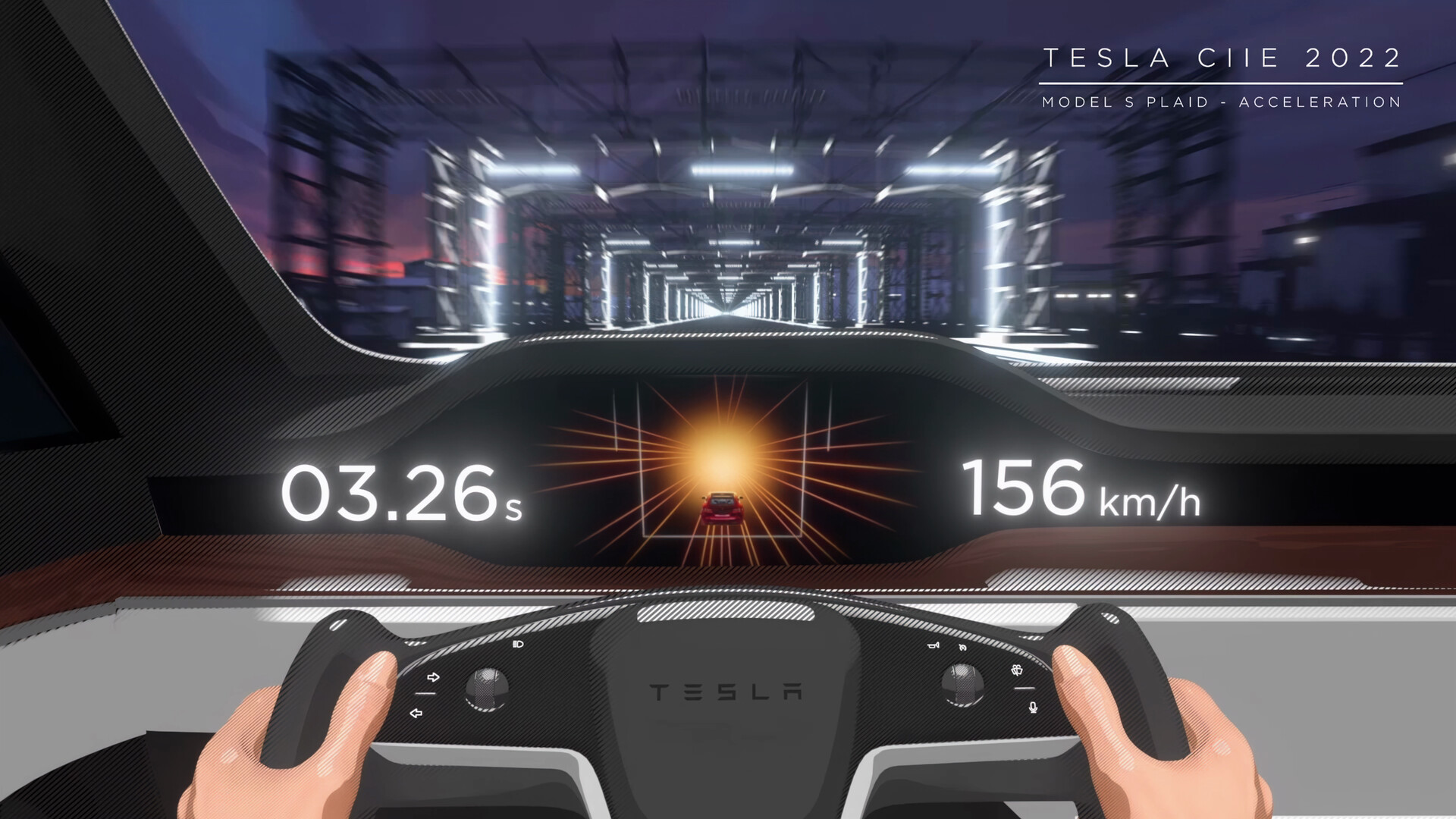 Dylan Lu - Tesla CIIE Show 2022 - Interactive Game on Digital Signage