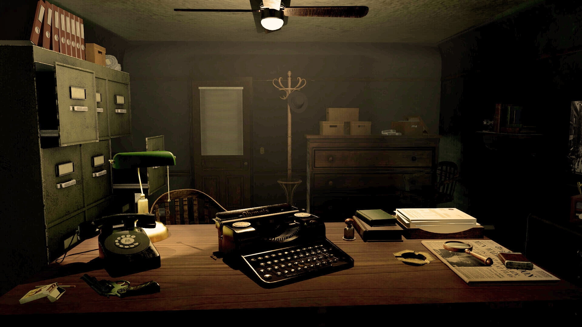 Film Noir Detective Office
