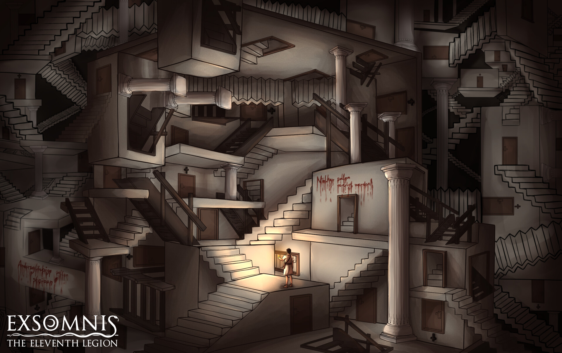 ArtStation - Labyrinth Illustration - Exsomnis: The Eleventh Legion