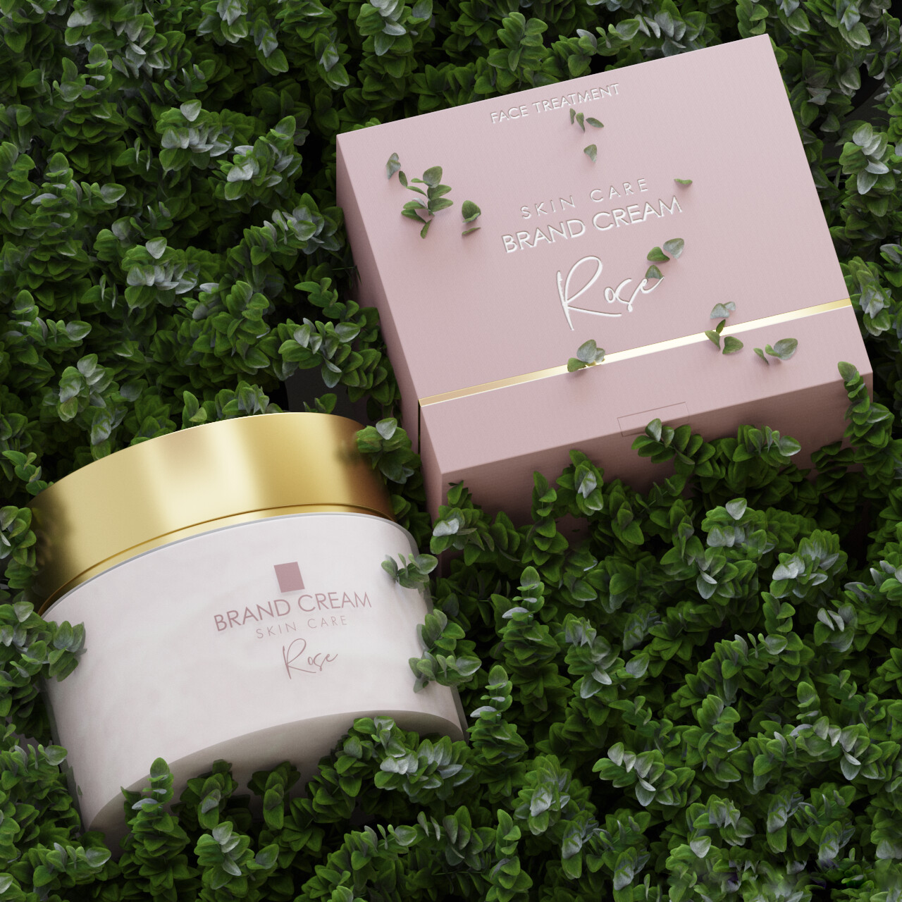 ArtStation - BRAND CREAM (visualization for advertising)